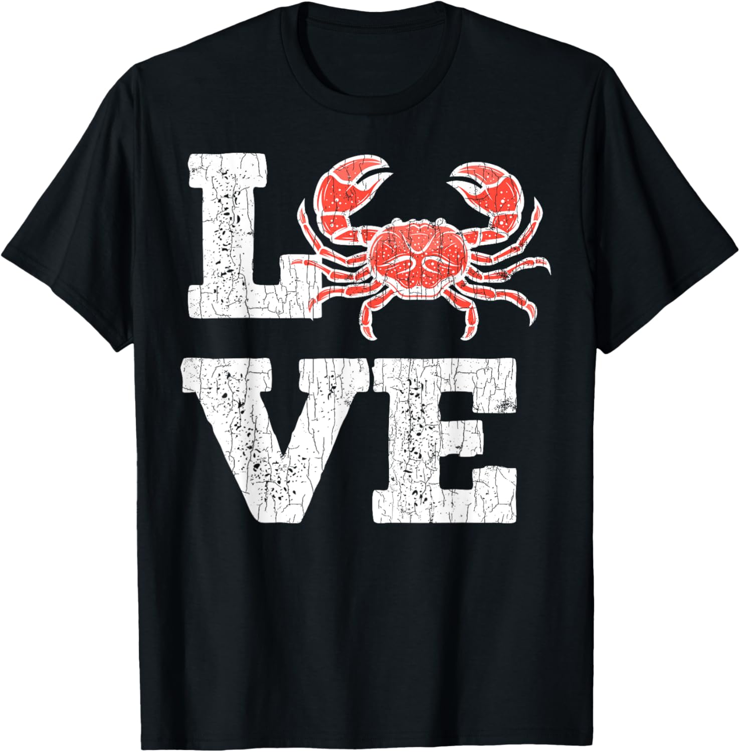t-shirt Love Crab Funny Crabbing Crabs Lover Eater Graphic T-Shirt ...