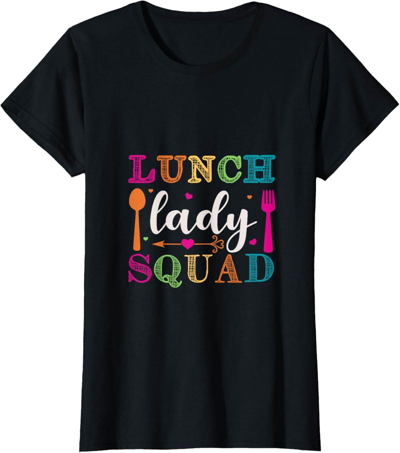 t-shirt Lunch Squad School Cafeteria Crew Design For A Lunch Lady T ...
