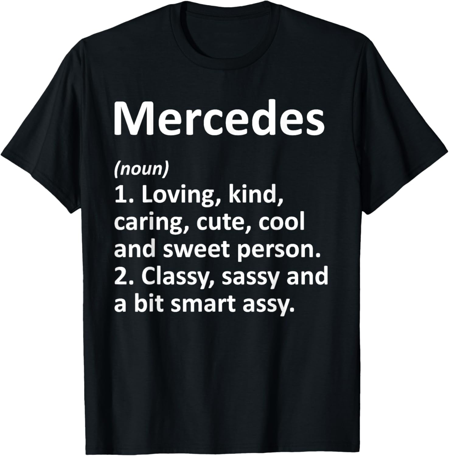 t-shirt MERCEDES Definition Personalized Funny Birthday Gift Idea T ...