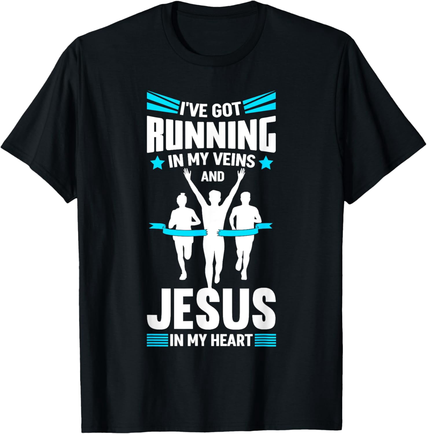 t-shirt Marathon Runner Costume Running Jesus Quotes Marathoner T-Shirt ...