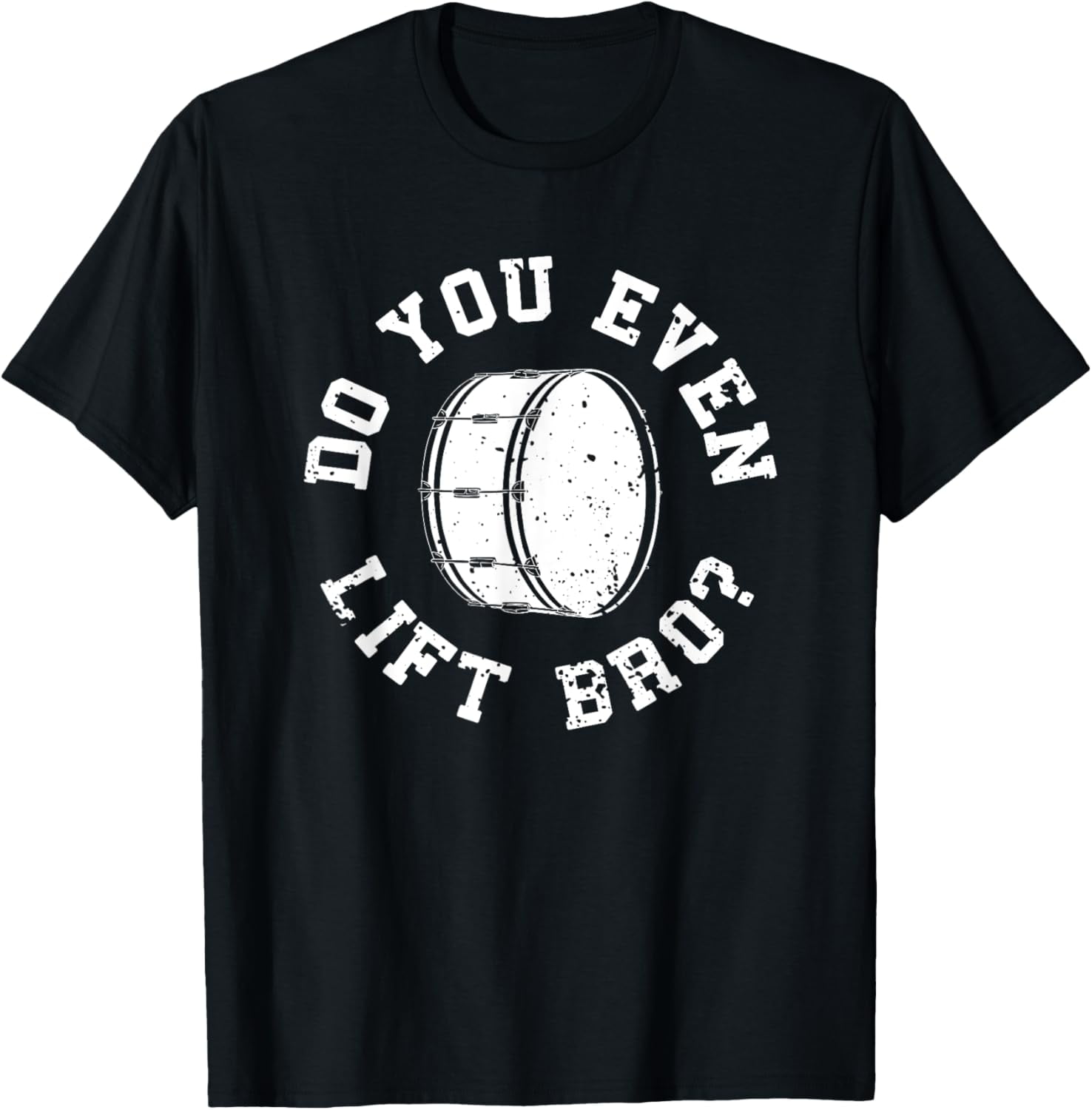 t-shirt Marching Band Bass Drum Funny T-Shirt mens，black，women，funny ...
