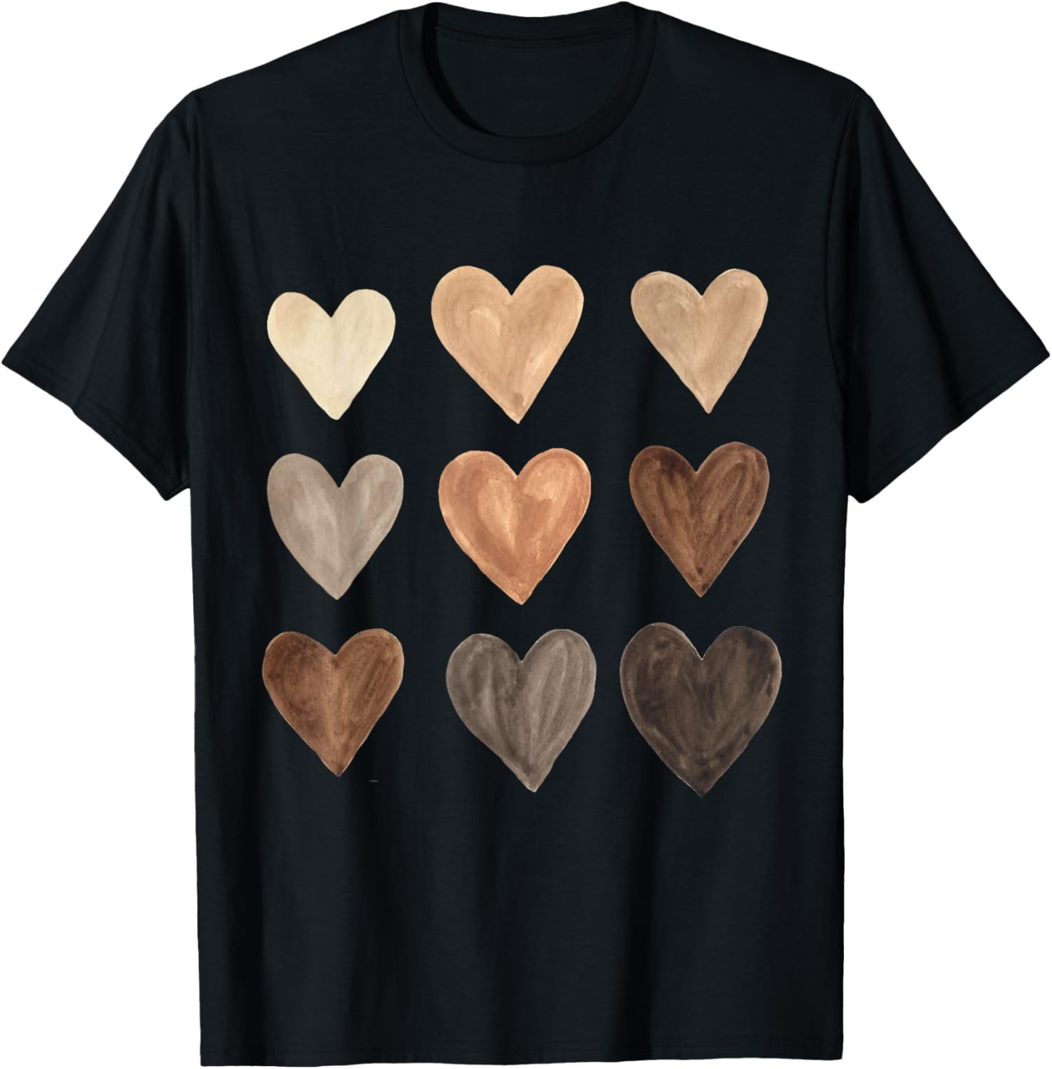 Melanin Hearts Social Justice Equality Unity Protest T-ShirtMen and ...