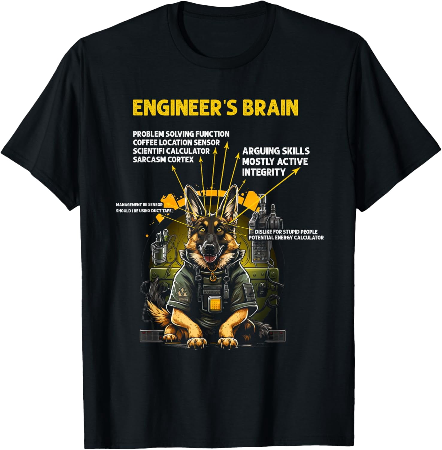 t-shirt Nuclear Engineering Quote for Nuclear Radiation T-Shirt mens ...