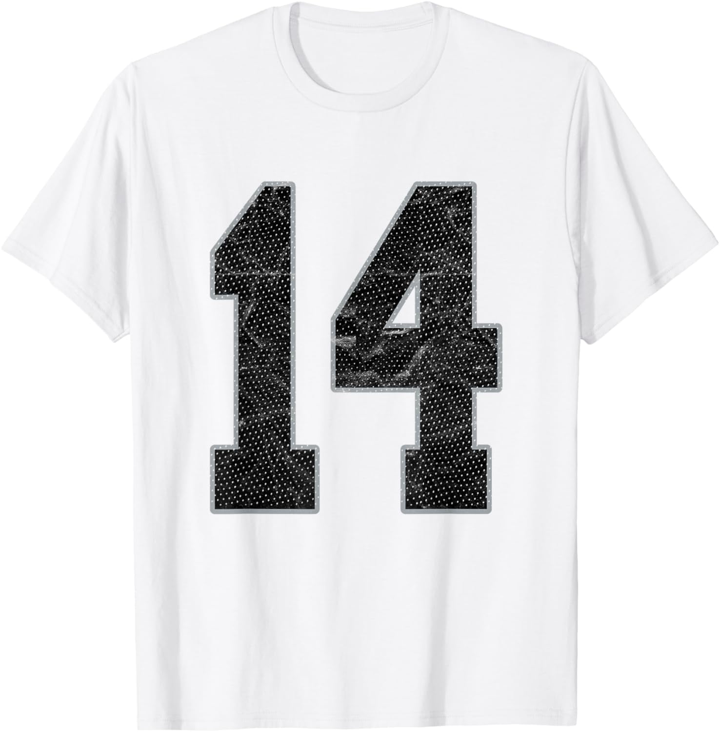 t-shirt Number 14 Numbered Uniform Sports Team Jersey 14th Birthday T ...