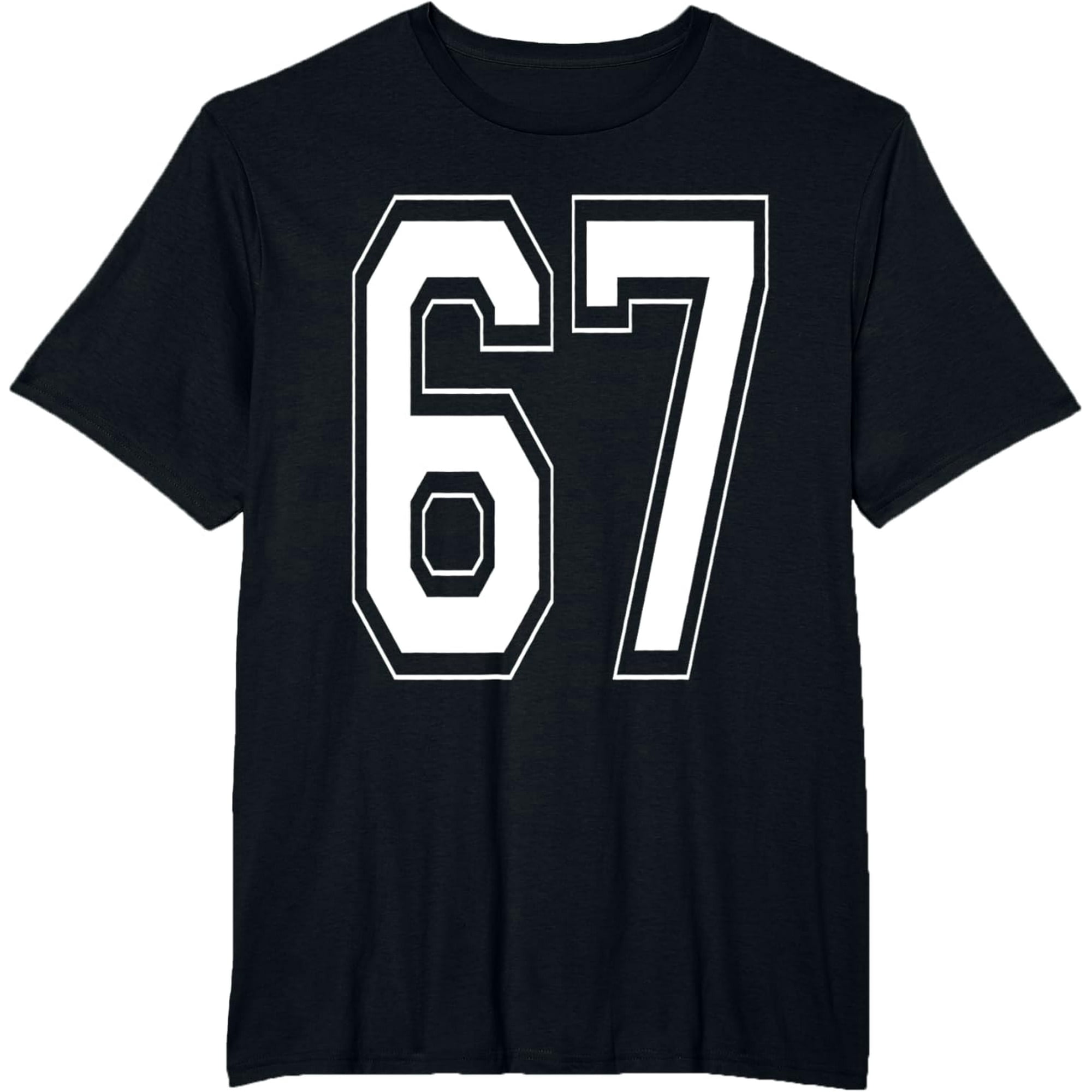 t-shirt Number 67 Birthday Gift Sports Player Team Numbered Jersey T ...