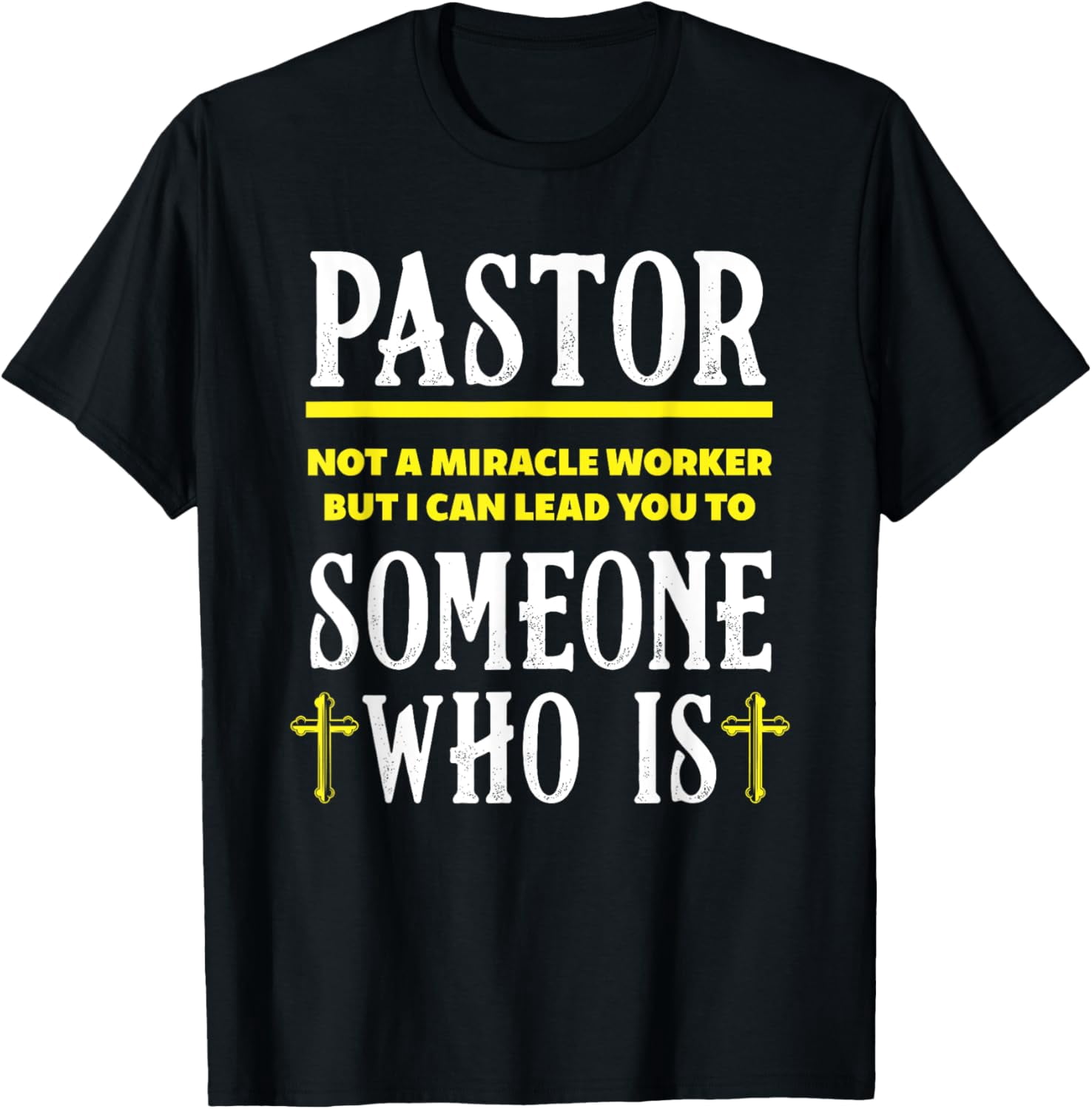 t-shirt Pastor Not A Miracle Worker Minister Clergy Pastor T-Shirt mens ...