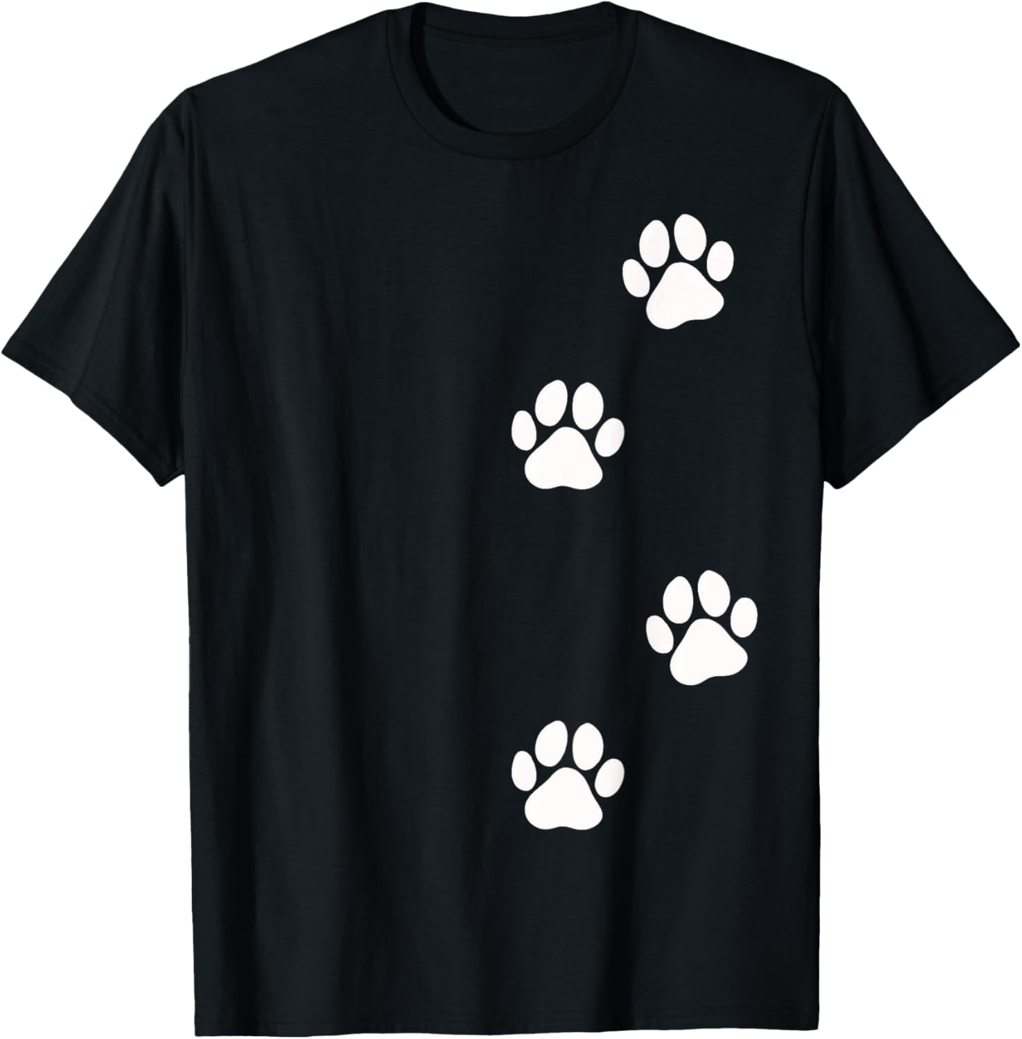 t-shirt Paw Print Dog Cat Pet Lover T-Shirt mens，black，women，funny ...