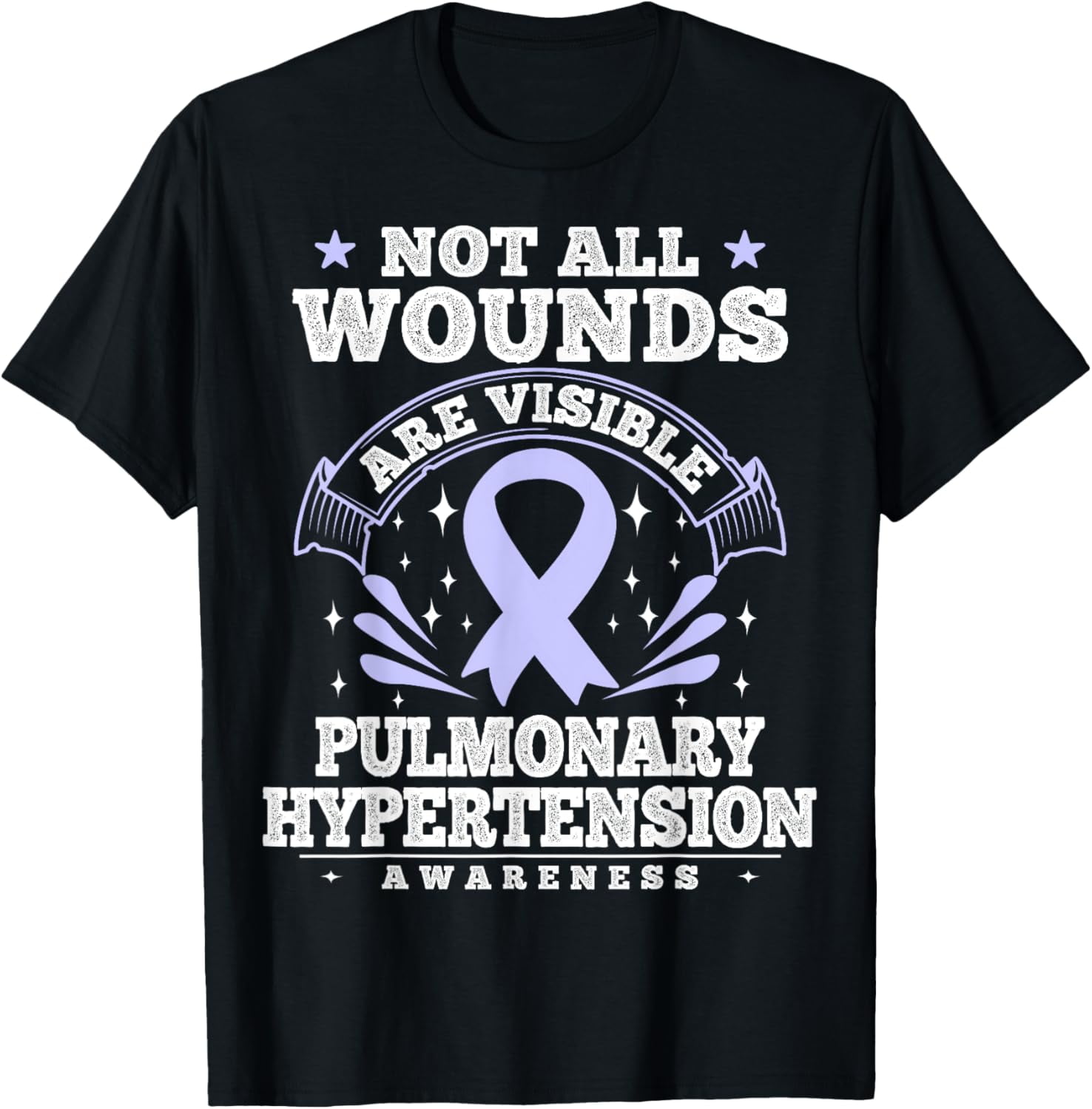 t-shirt Pulmonary Hypertension Gift - PH Awareness Ribbon T-Shirt ...