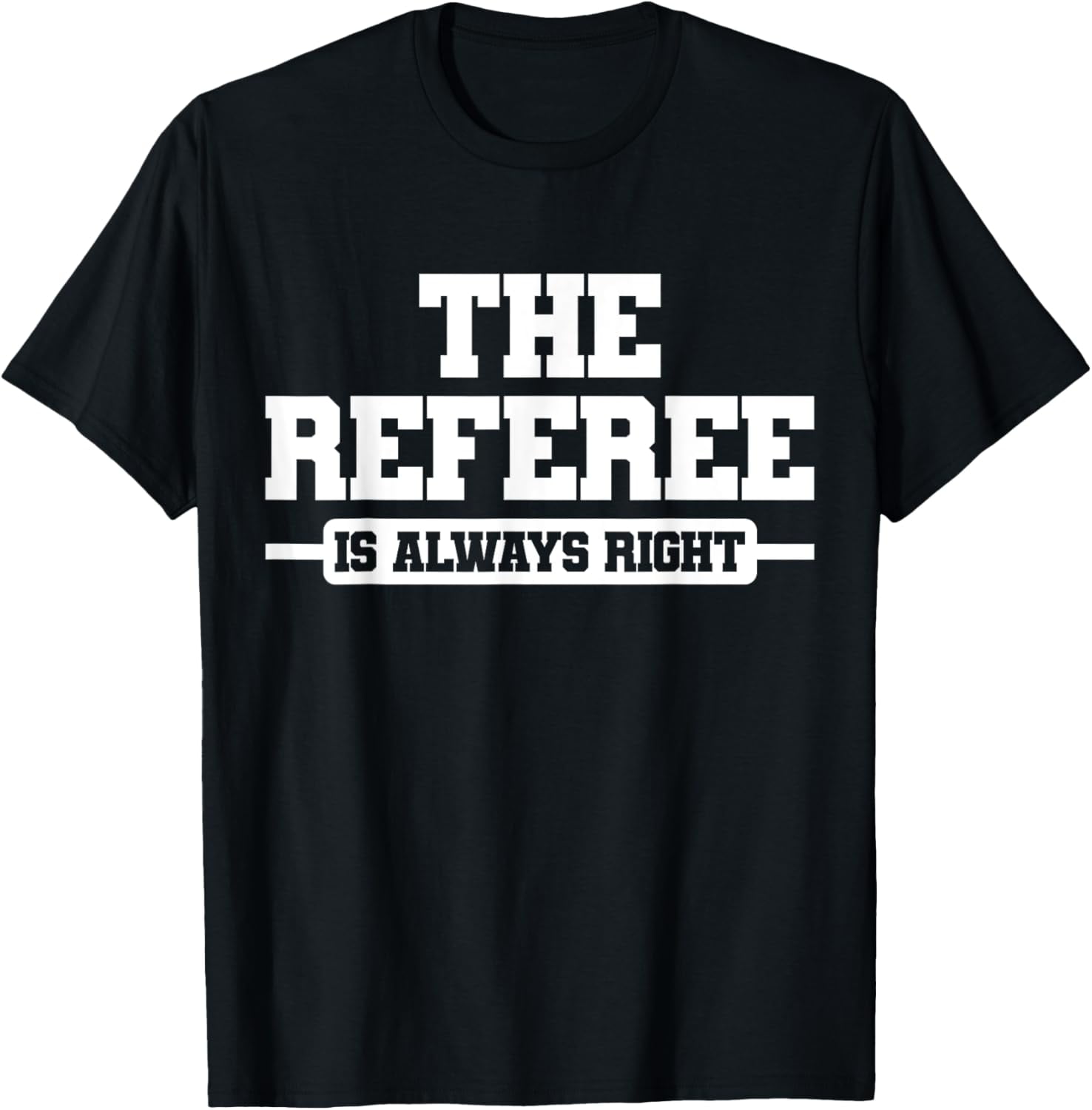 t-shirt Referee Ref Umpire T-Shirt mens，black，women，funny，journey，Crew ...
