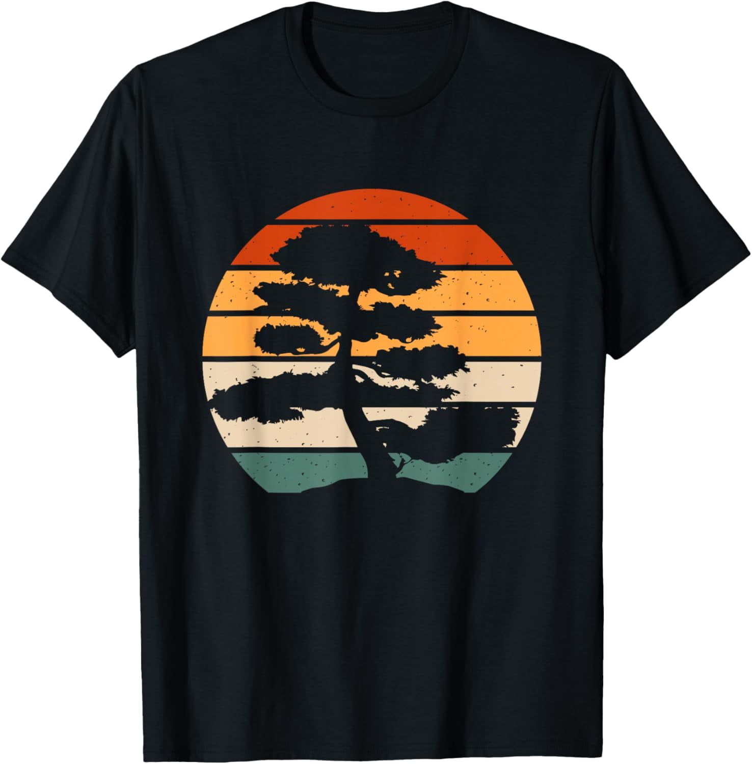 t-shirt Retro Bonsai Tray Planting Miniature Tree T-Shirt mens，black ...