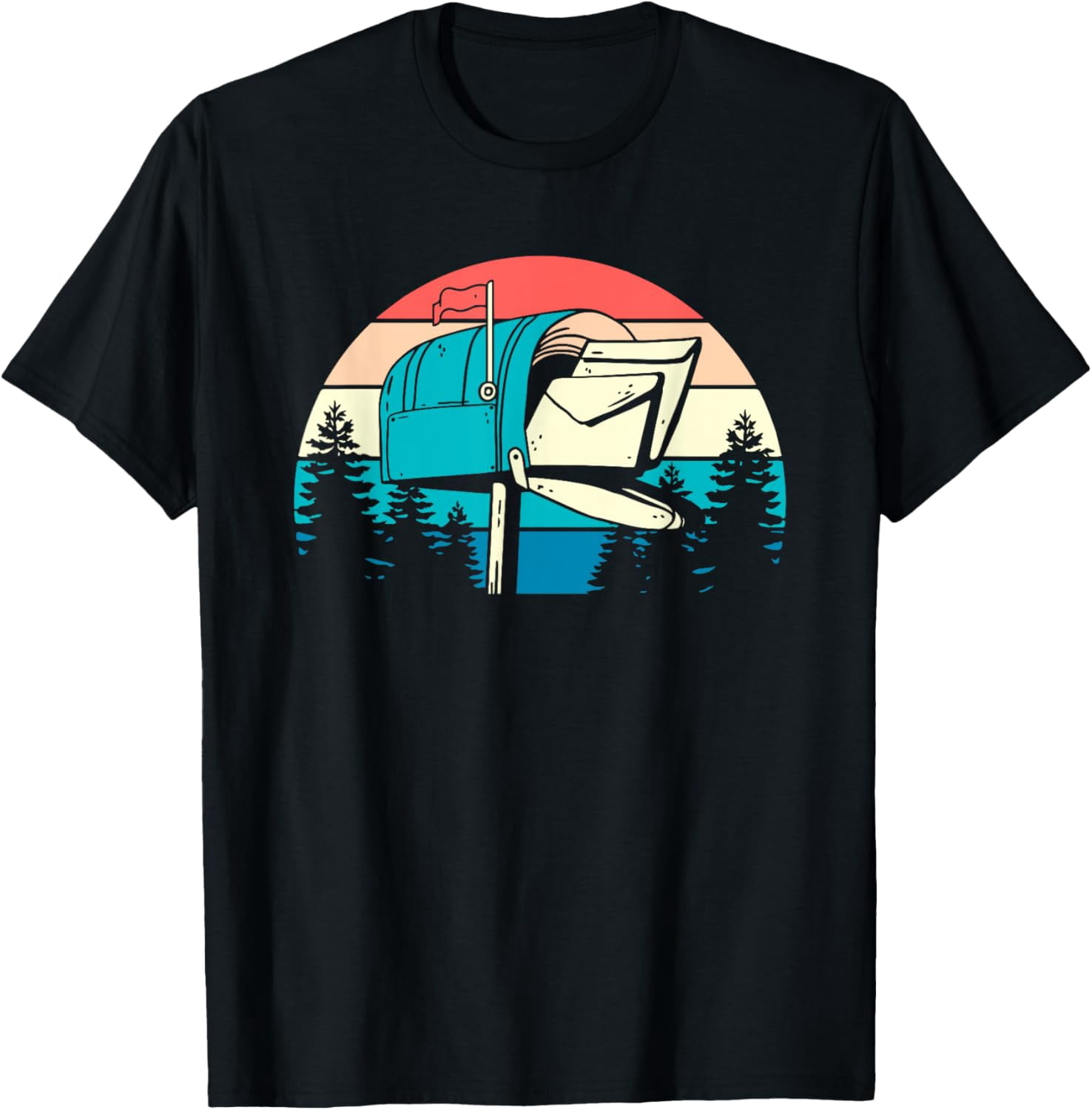 t-shirt Retro Mail Carrier Postman - Postal Worker Vintage Mailman T ...