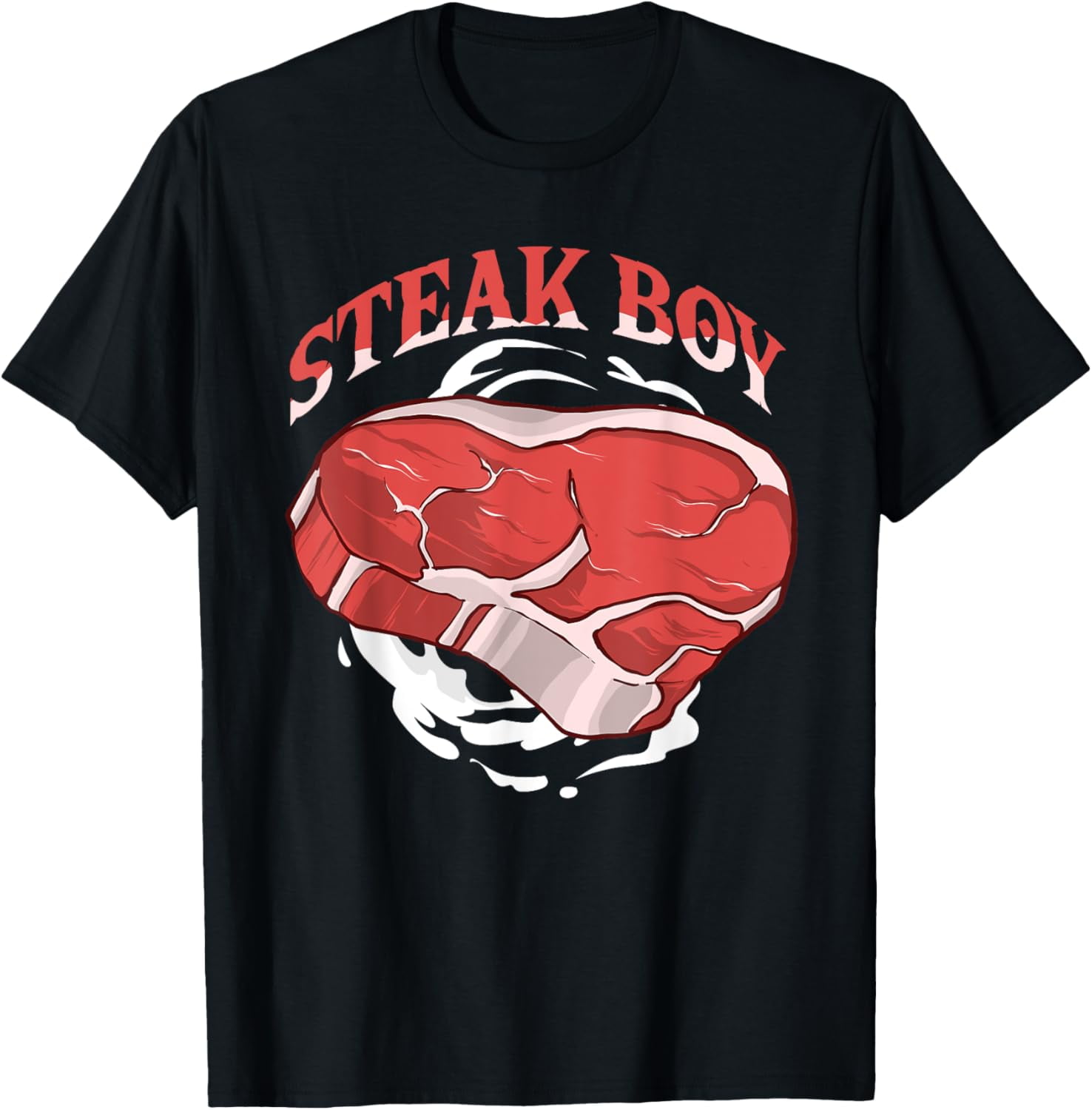 t-shirt STEAK BOY for Meat Lovers and BBQ Fans Grilling Ribeye T-Shirt ...