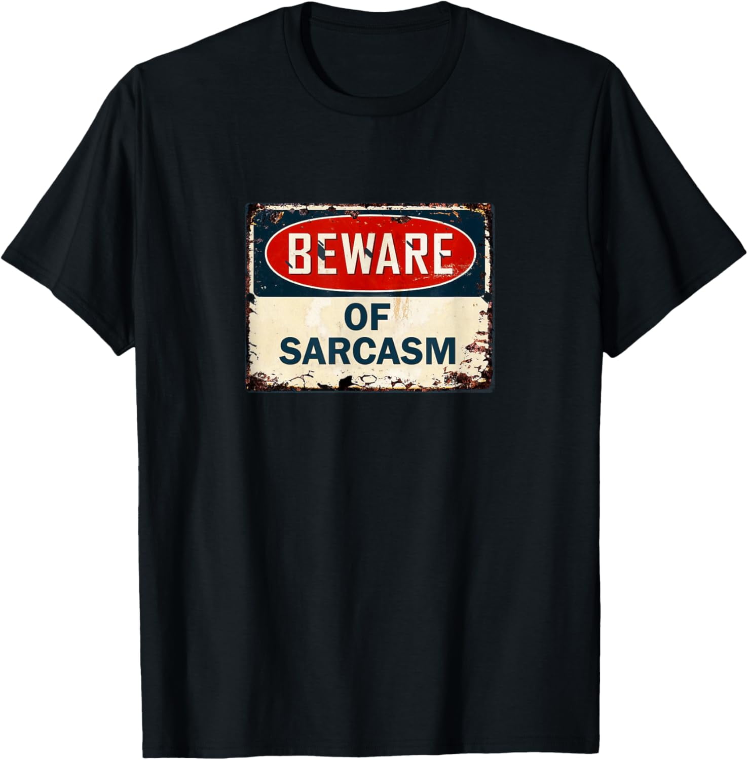 t-shirt Sarcastic Shirts for Men Women Beware of Sarcasm Funny Humor T ...