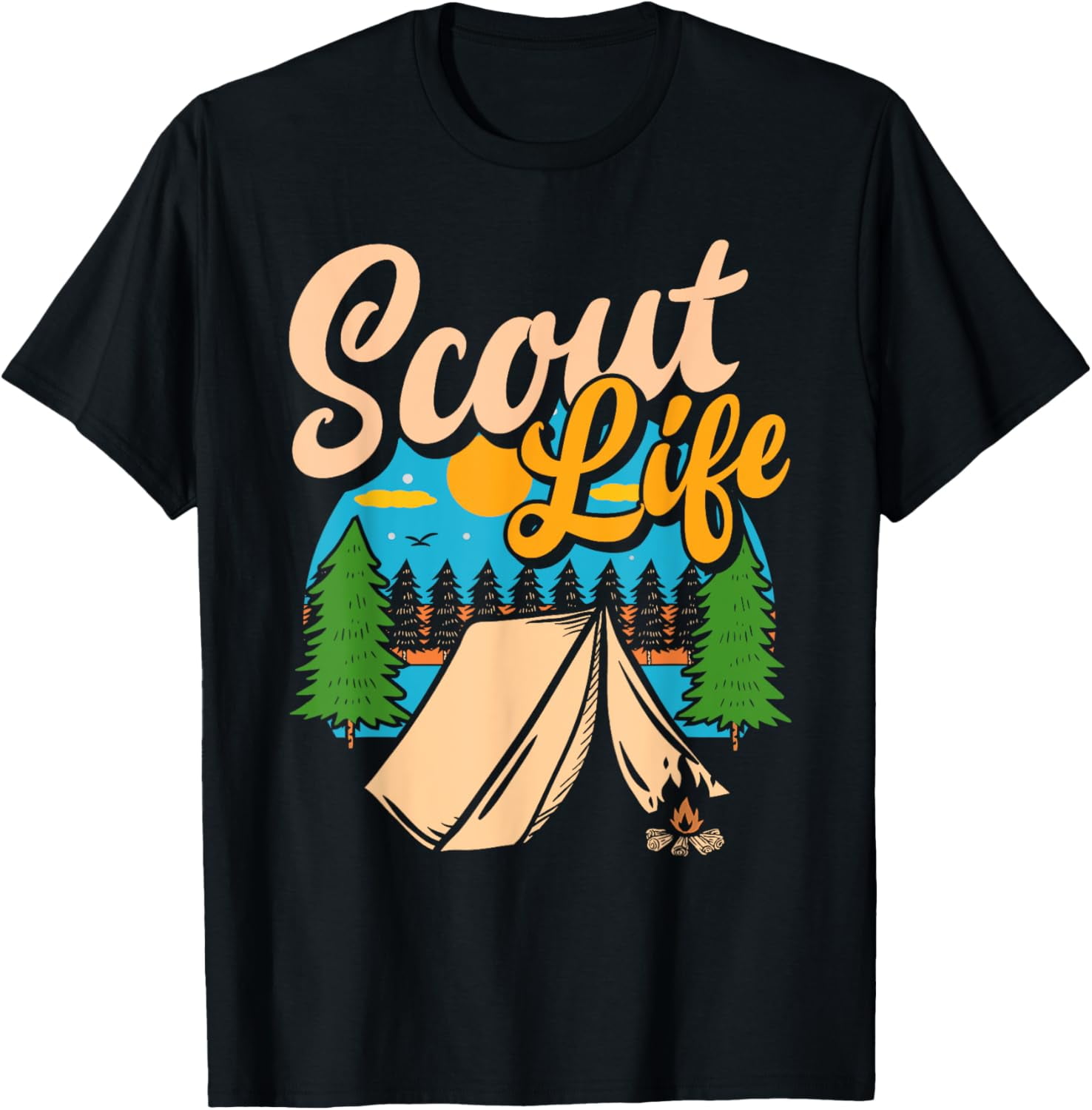 t-shirt Scout Life Funny Scouting Lovers Camping Boys Girls Scout T ...