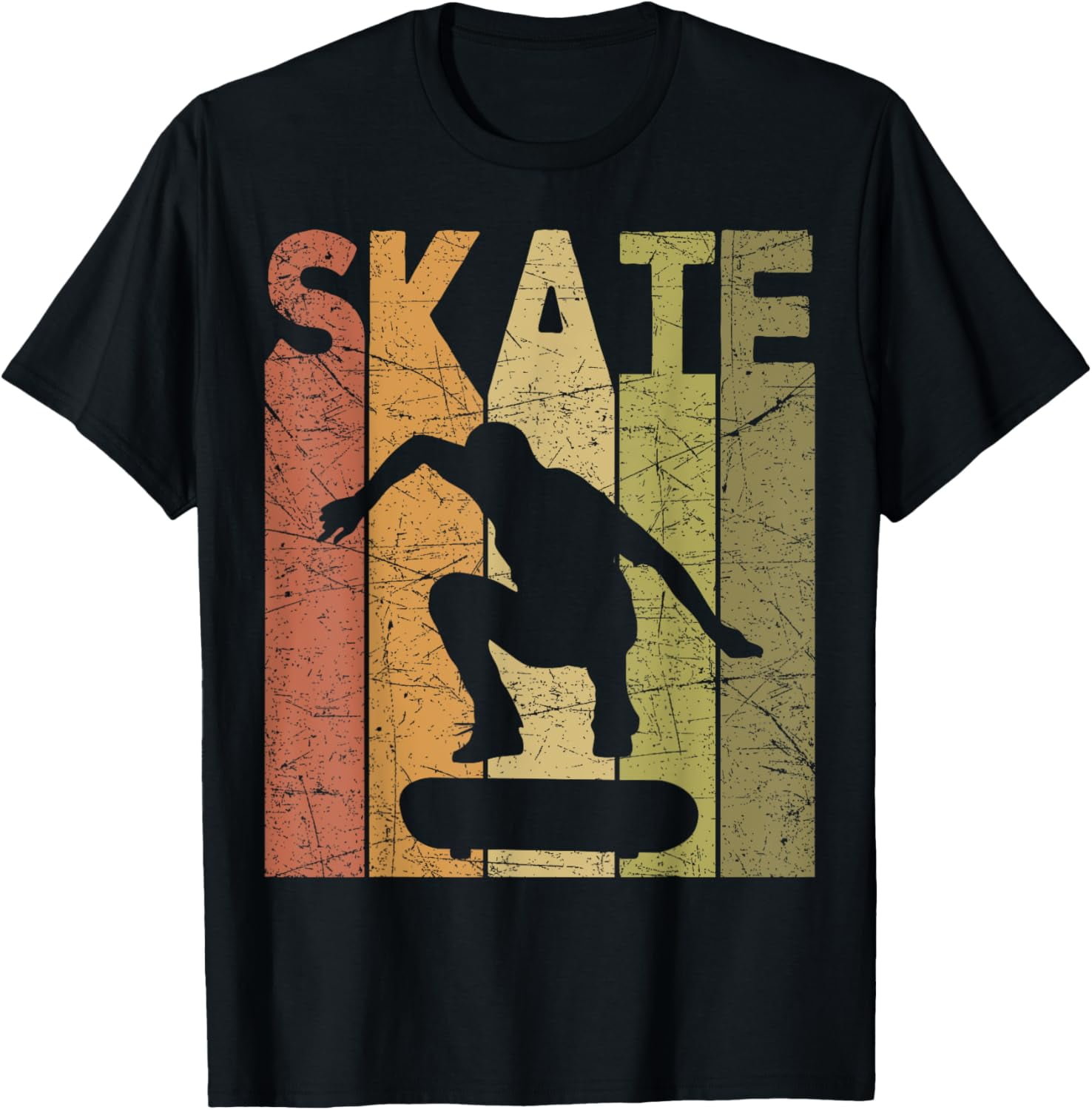 t-shirt Skateboarding Vintage Skateboard Retro Skateboarder Graphic T ...