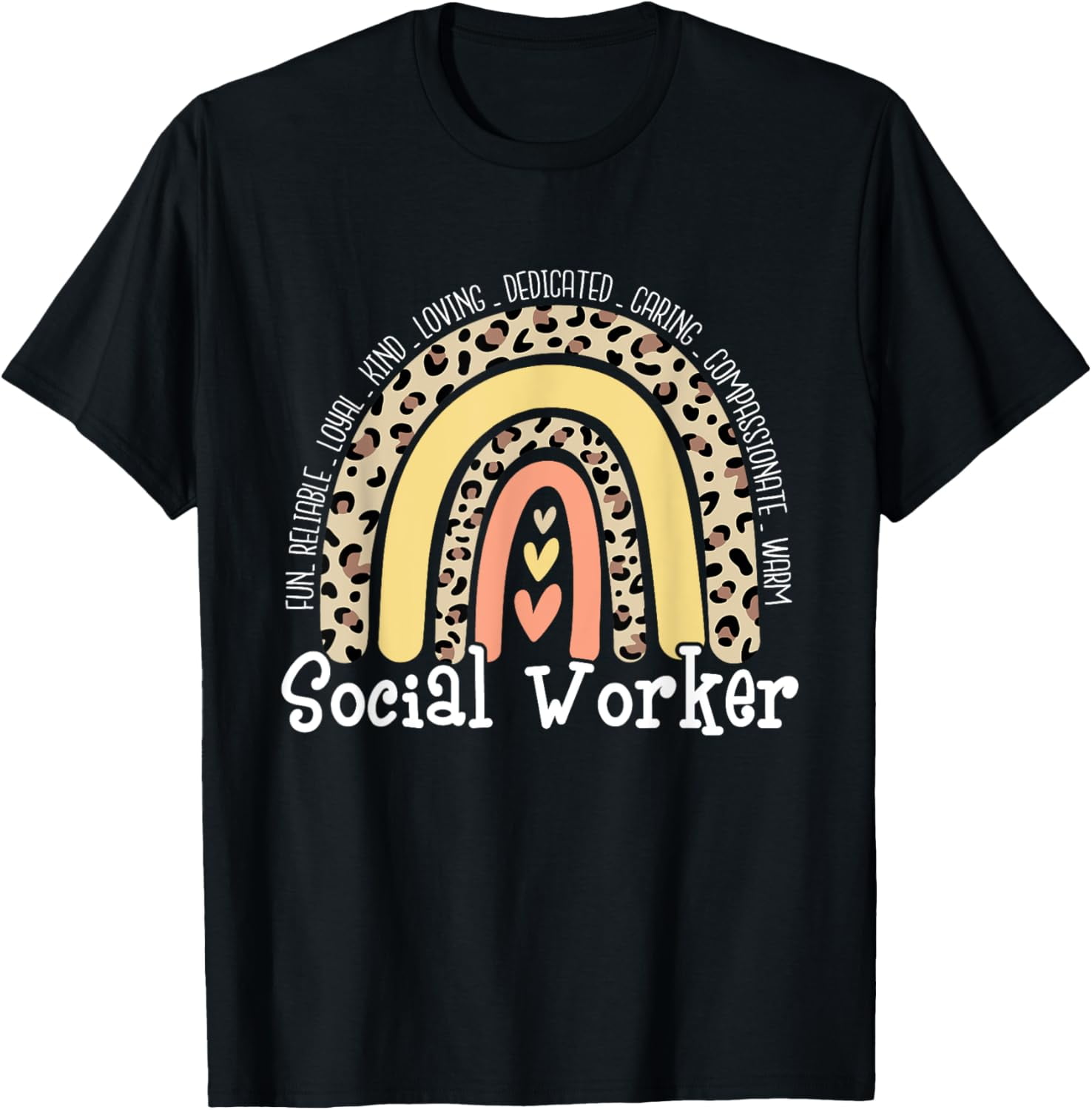 t-shirt Social Worker - Boho Rainbow Appreciation Month Caseworker T ...