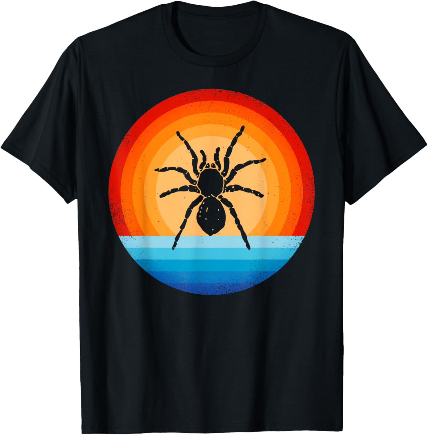 t-shirt Spider Retro Vintage 60s 70s Sunset Tarantula Bug Insect Men T ...