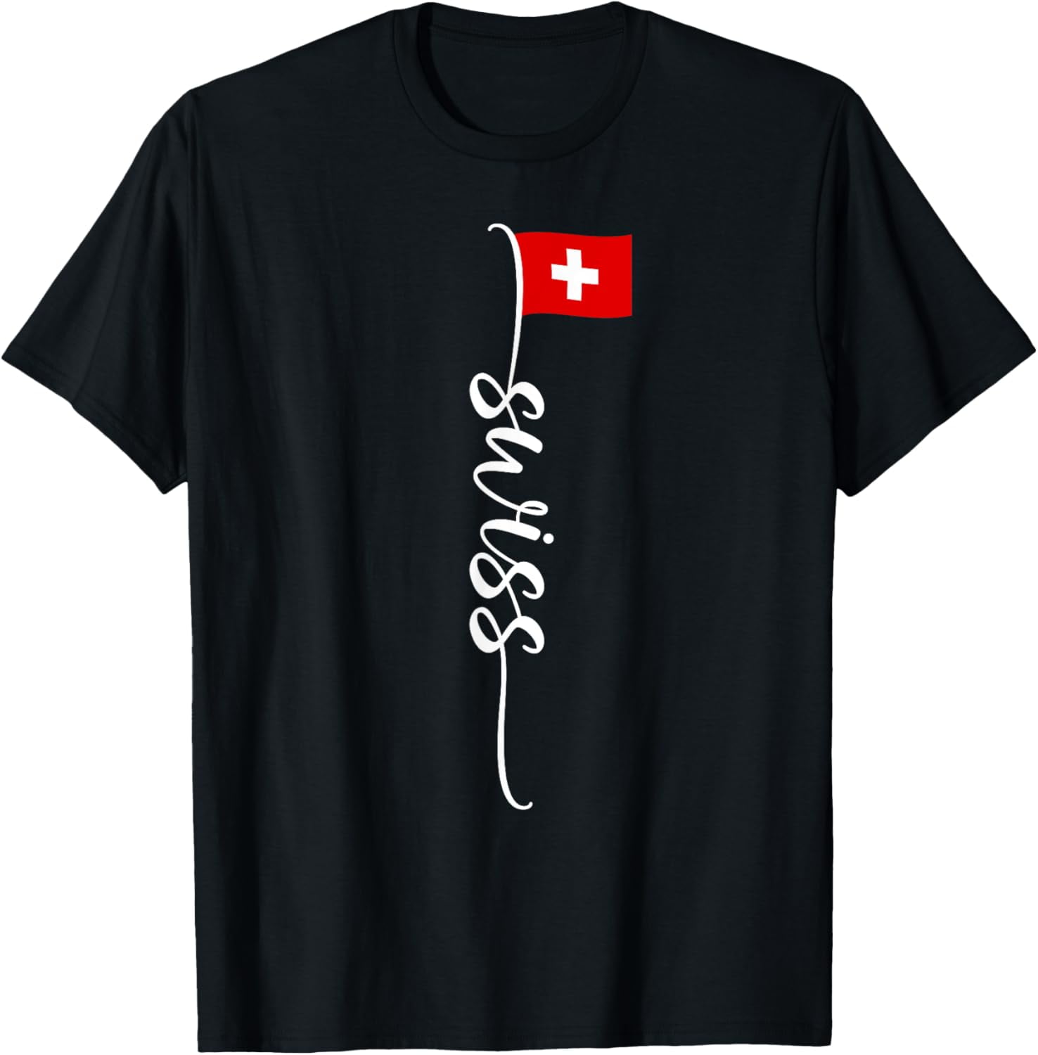 t-shirt Switzerland Signature Swiss Flag T-Shirt mens，black，women，funny ...