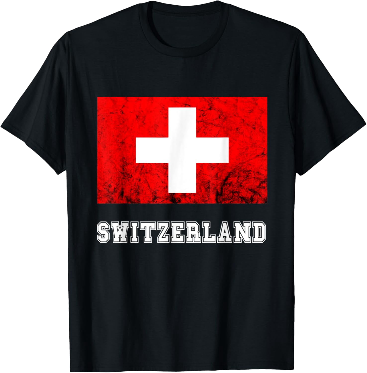 t-shirt Switzerland Vintage Swiss Flag Swiss Pride Swiss Roots T-Shirt ...