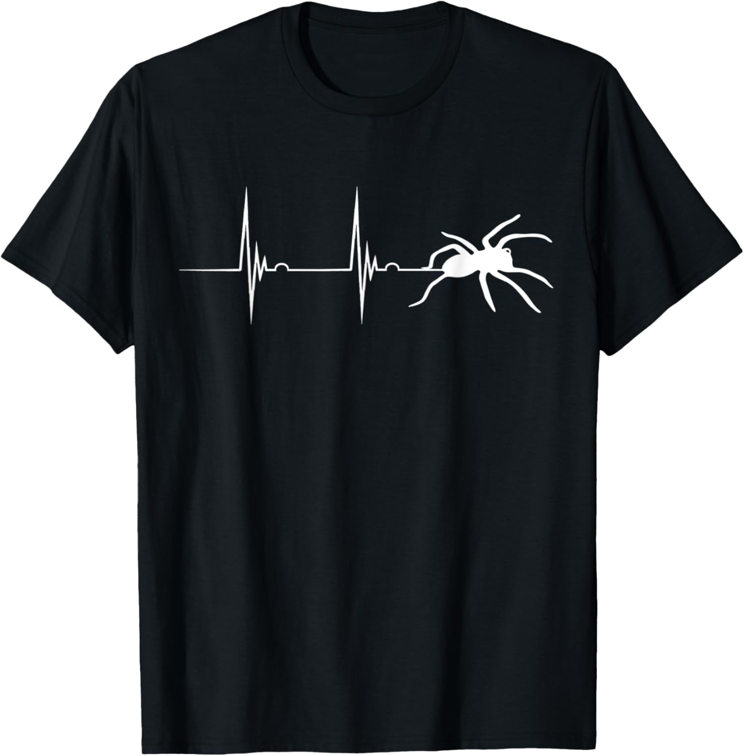 t-shirt Tarantula Spider Owner Heartbeat EKG Pulse Entomology T-Shirt ...