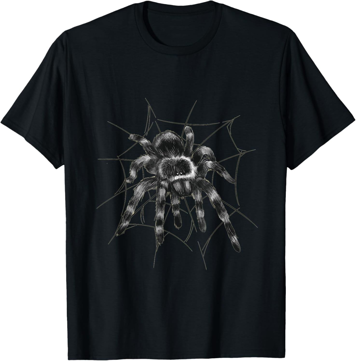 t-shirt Tarantula spider web arachnid net detailed wildlife spiders T ...