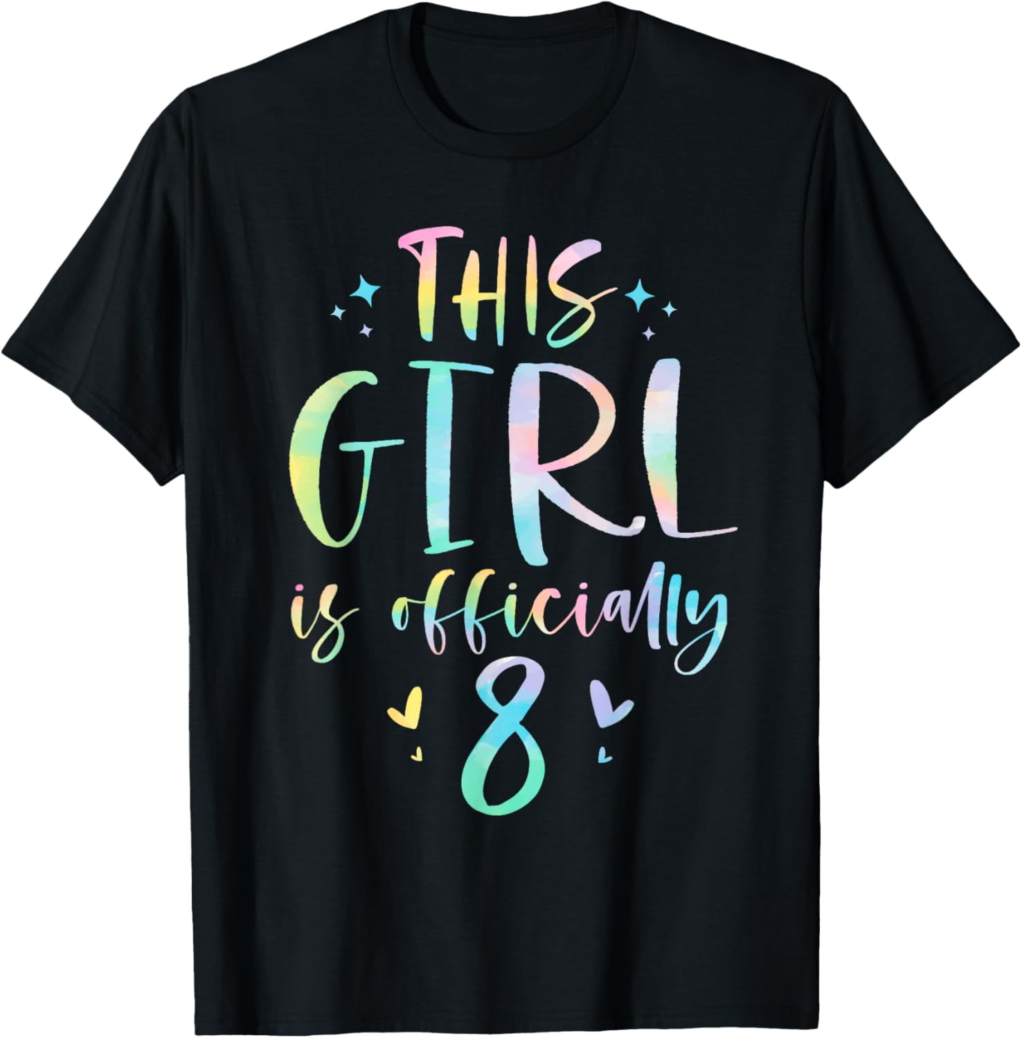 t-shirt This Girl Is Officially 8 Eight Year Old 8th Birthday Girl T ...