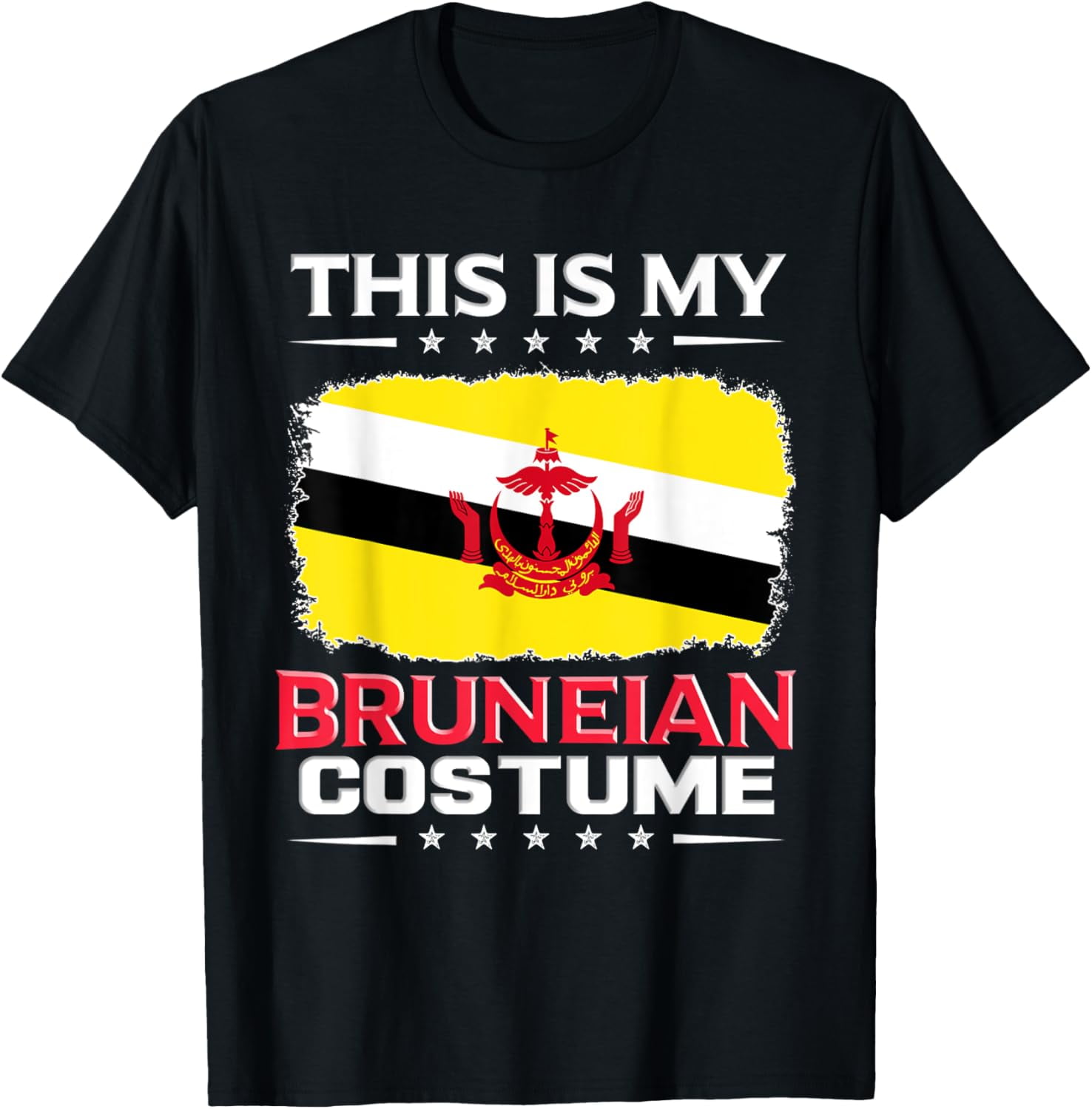 t-shirt This Is My Bruneian Costume Brunei T-Shirt mens，black，women ...