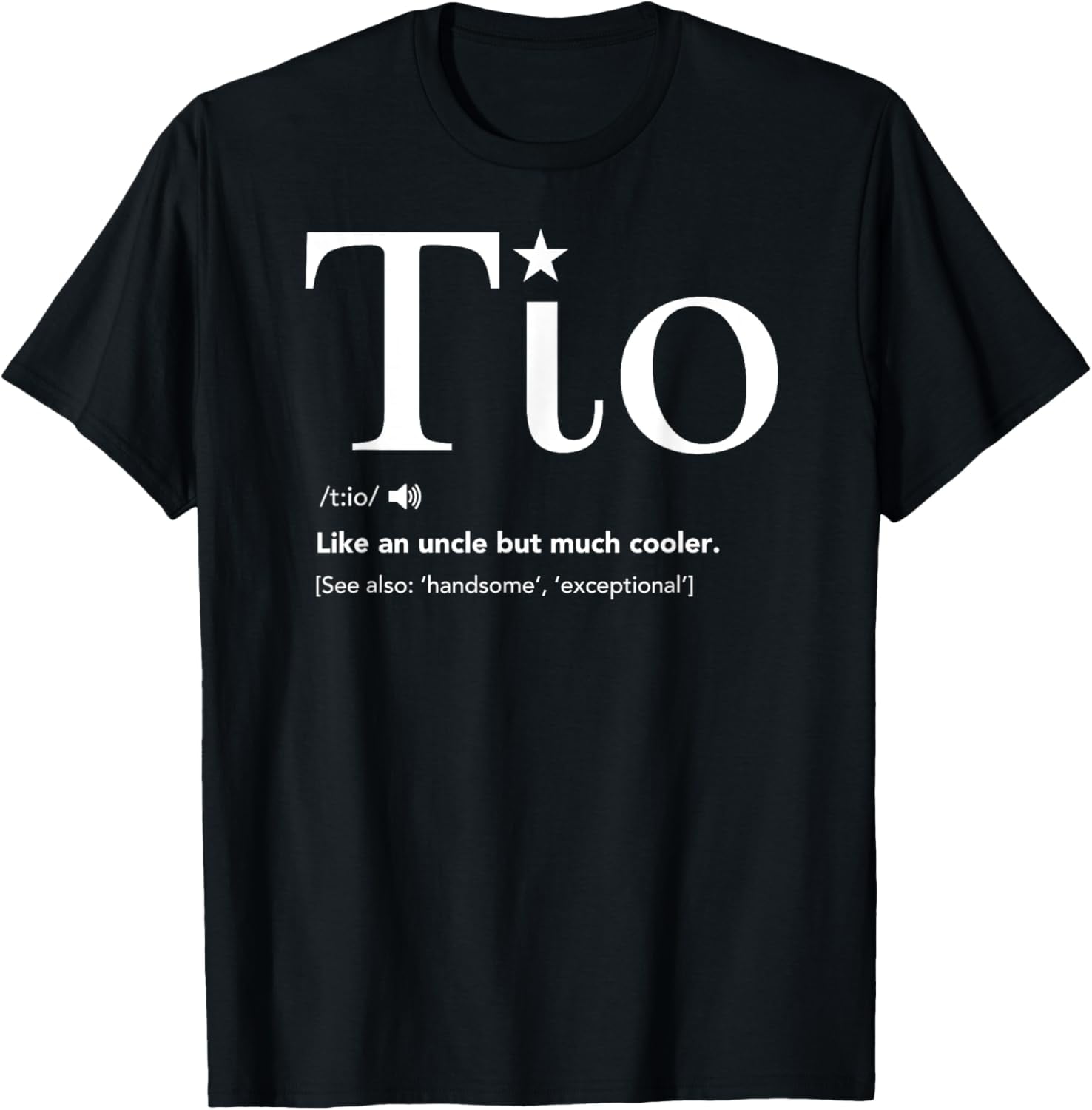 t-shirt Tio Definition Funny Father's Day Gift For Spanish Uncle mens ...