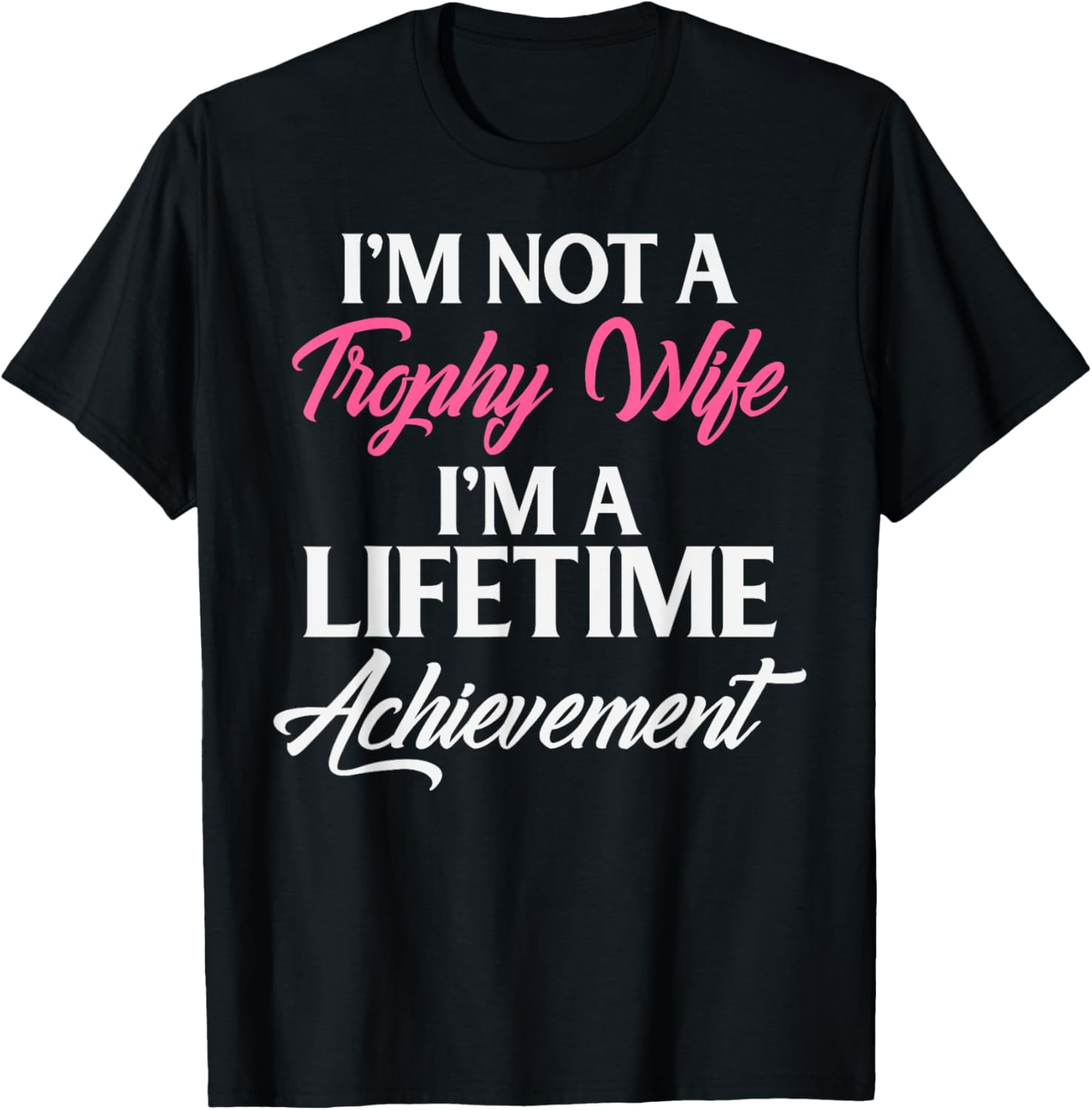 t-shirt Trophy Gaming Wife Funny Mother Gift T-Shirt mens，black，women ...