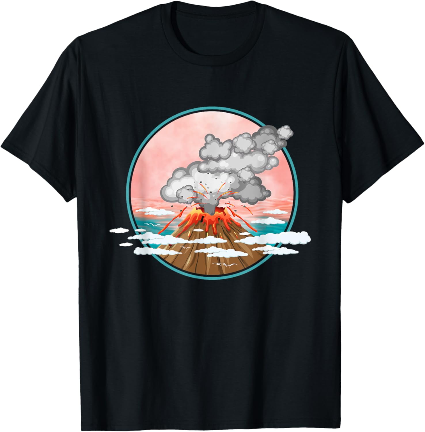 t-shirt Volcano Eruption - Geophysicist Geography Volcanologist T-Shirt ...