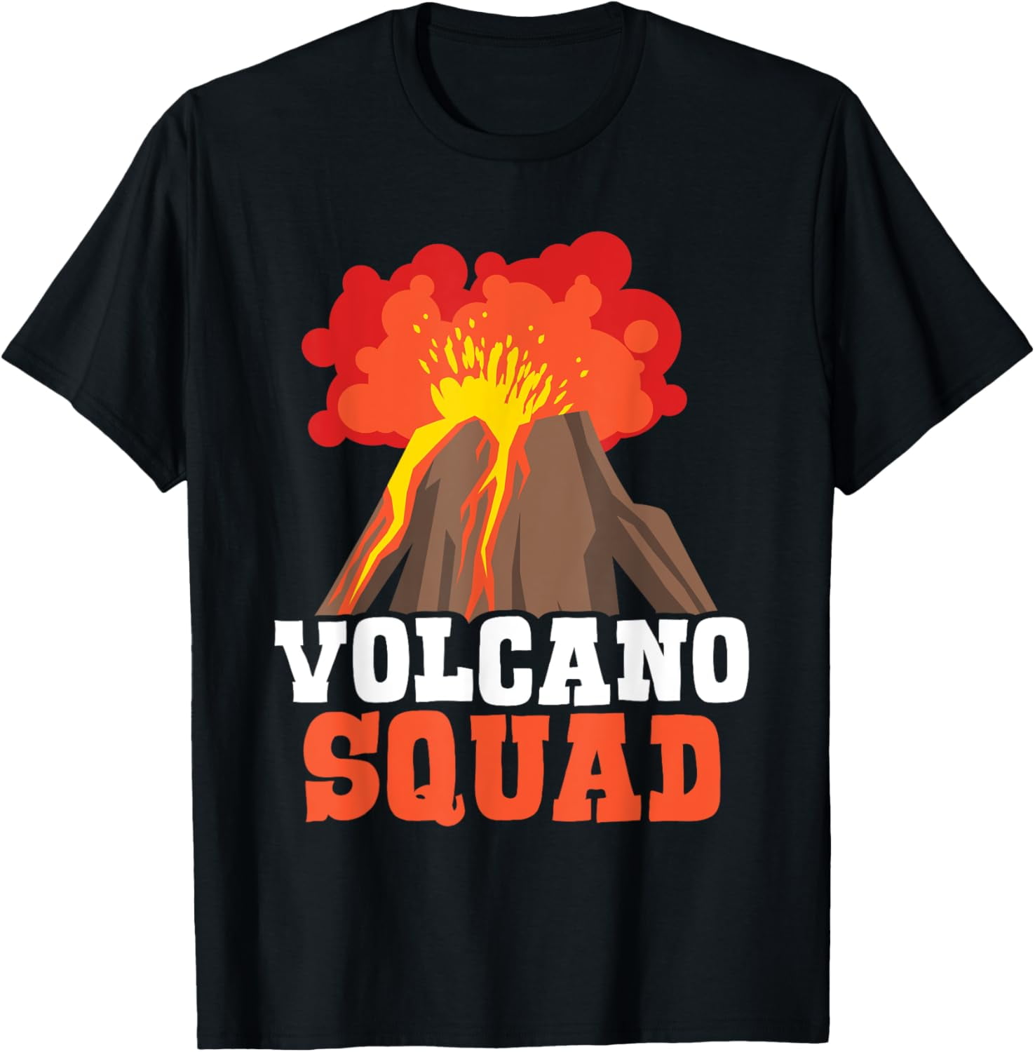 t-shirt Volcano Squad Volcanic Lava Geology Volcanoe Volcanoes T-Shirt mens，black，women，funny ...