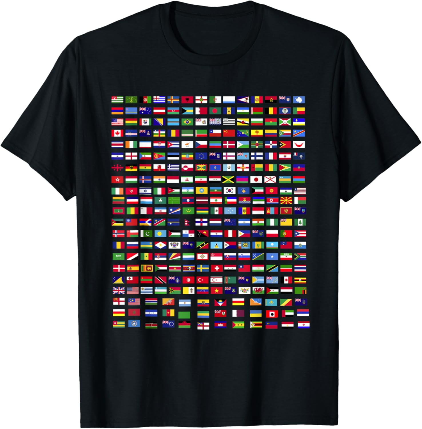 t-shirtFlags of the Countries of the World - 287 Flag International T ...