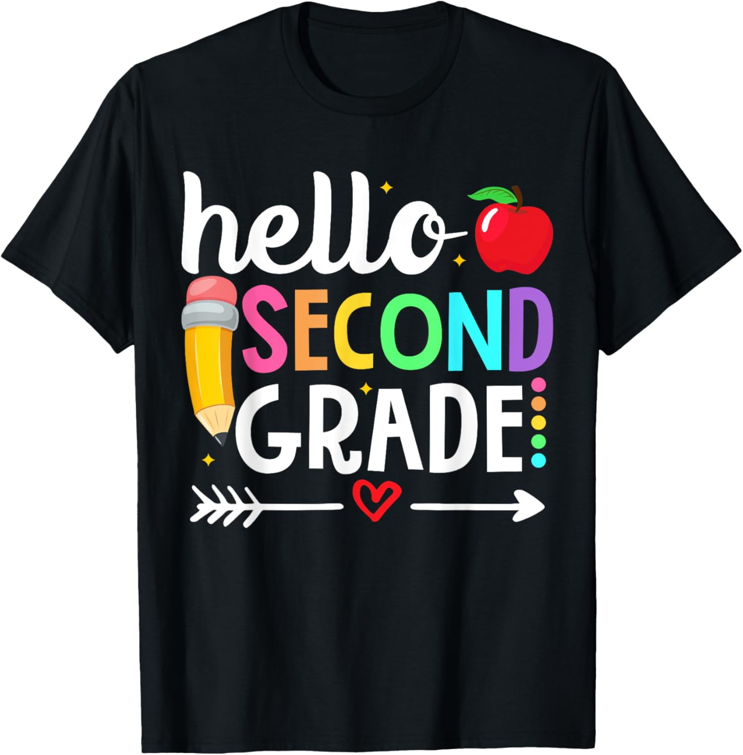 t-shirtHello Second Grade Team 2nd Grade Teacher Back to School T-Shirt ...