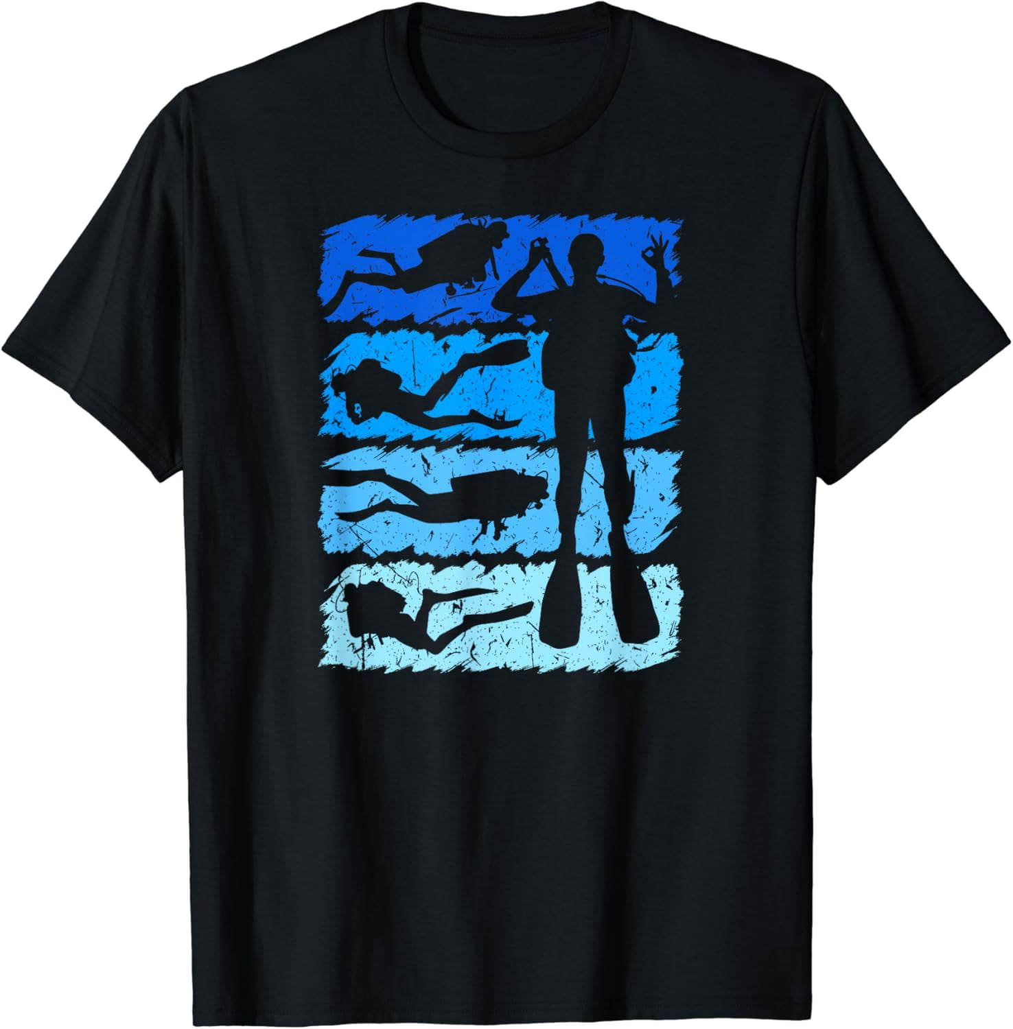 t-shirtScuba Diving Vintage Retro Scuba Diver Dive T-Shirt mens t shirt ...