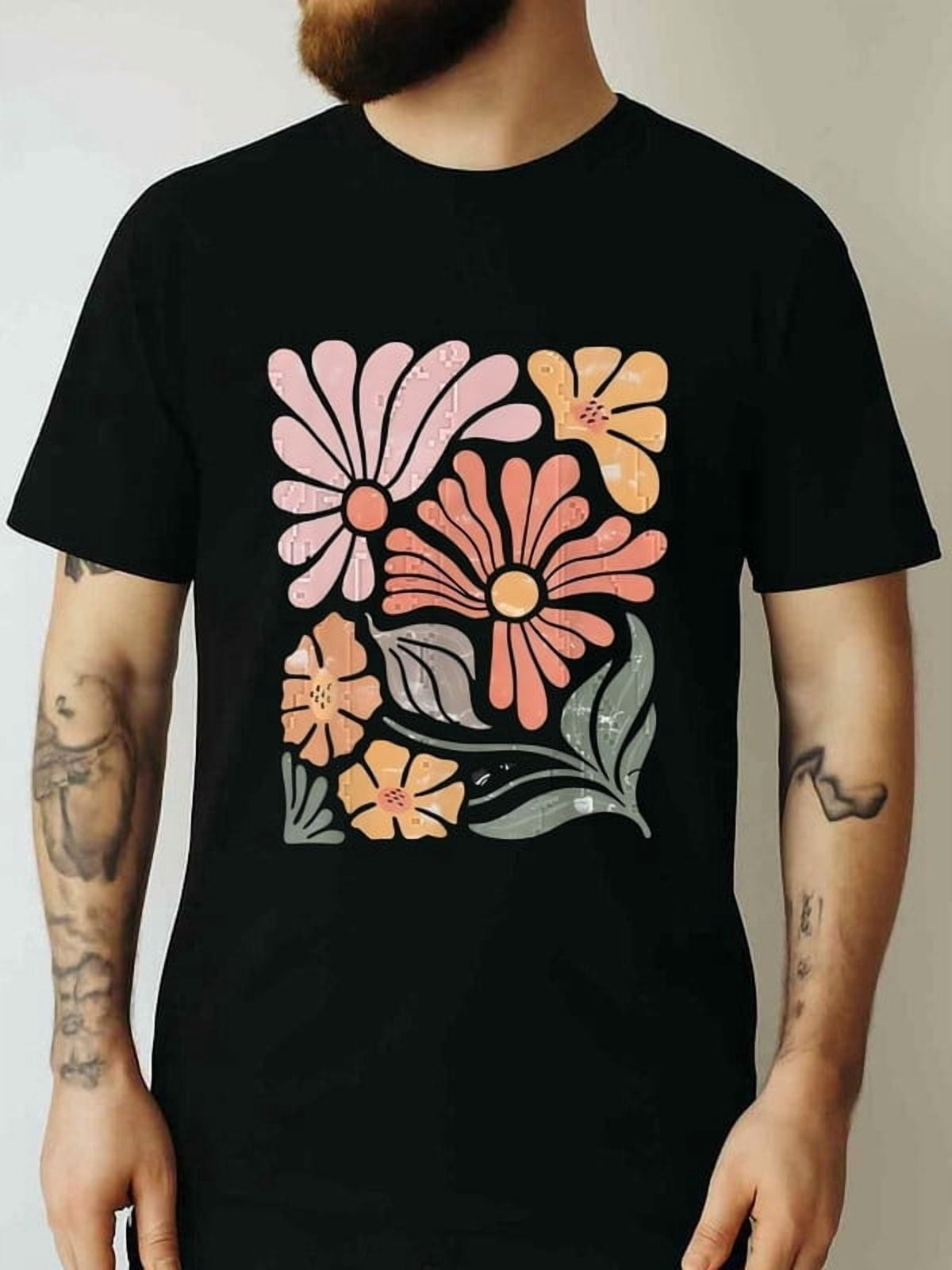 t shirts t shirt mens black Hip-hop street style Perfect for exercise ...
