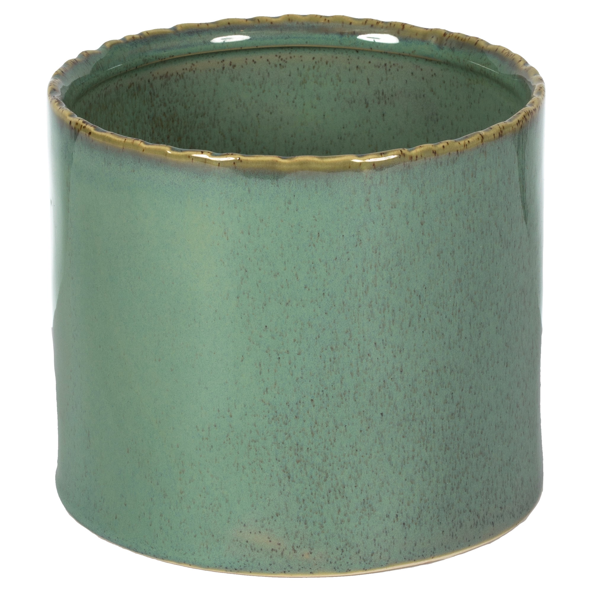 Vickerman 4.25" Pine Green Ceramic Pot. This simple pot ties in with ...