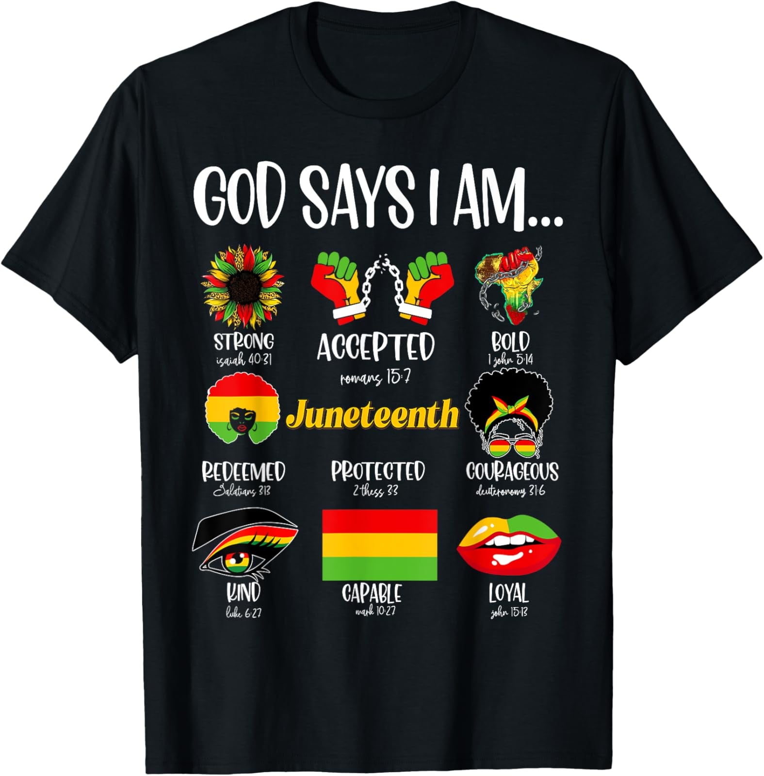 tShirt_Juneteenth_T-Shirt - Cotton Unity Apparel for Men & Women ...
