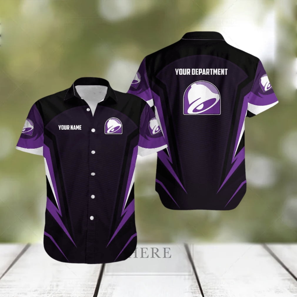 taco bell Personalized Name Logo Sunset 3D Hawaiian Shirt Men And Women ...