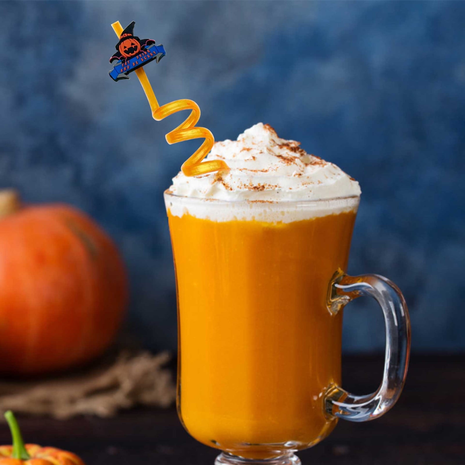 taicans 10 Pieces Halloween Straws Plastic Reusable Straw, Plastic ...