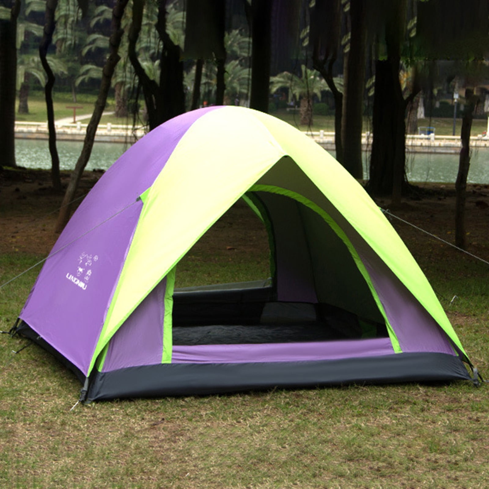 taicans 3-4 Person Dome Tent,Camping Tent,Waterproof Windproof Tent ...