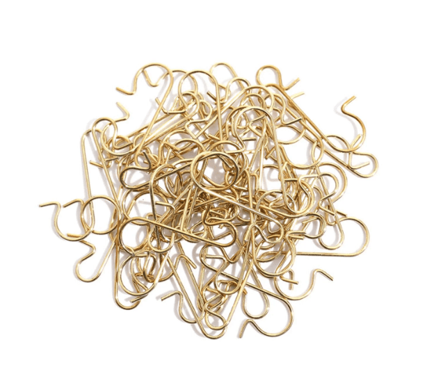 taicans 50 PCS Christmas Ornament Hangers S-Shaped Hangers Hook Swirl ...