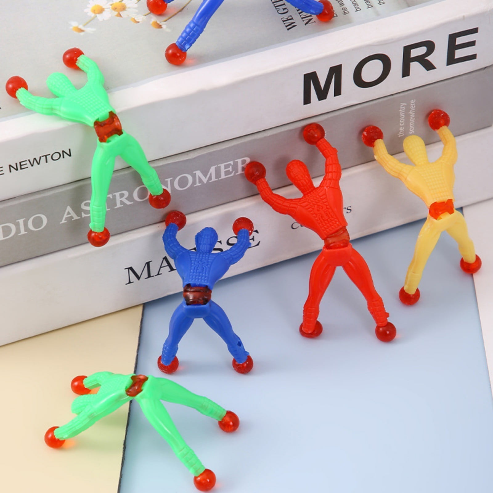 taicans 8Pcs Sticky Wall Climber,Mountain Climber Figures,Stretchy ...