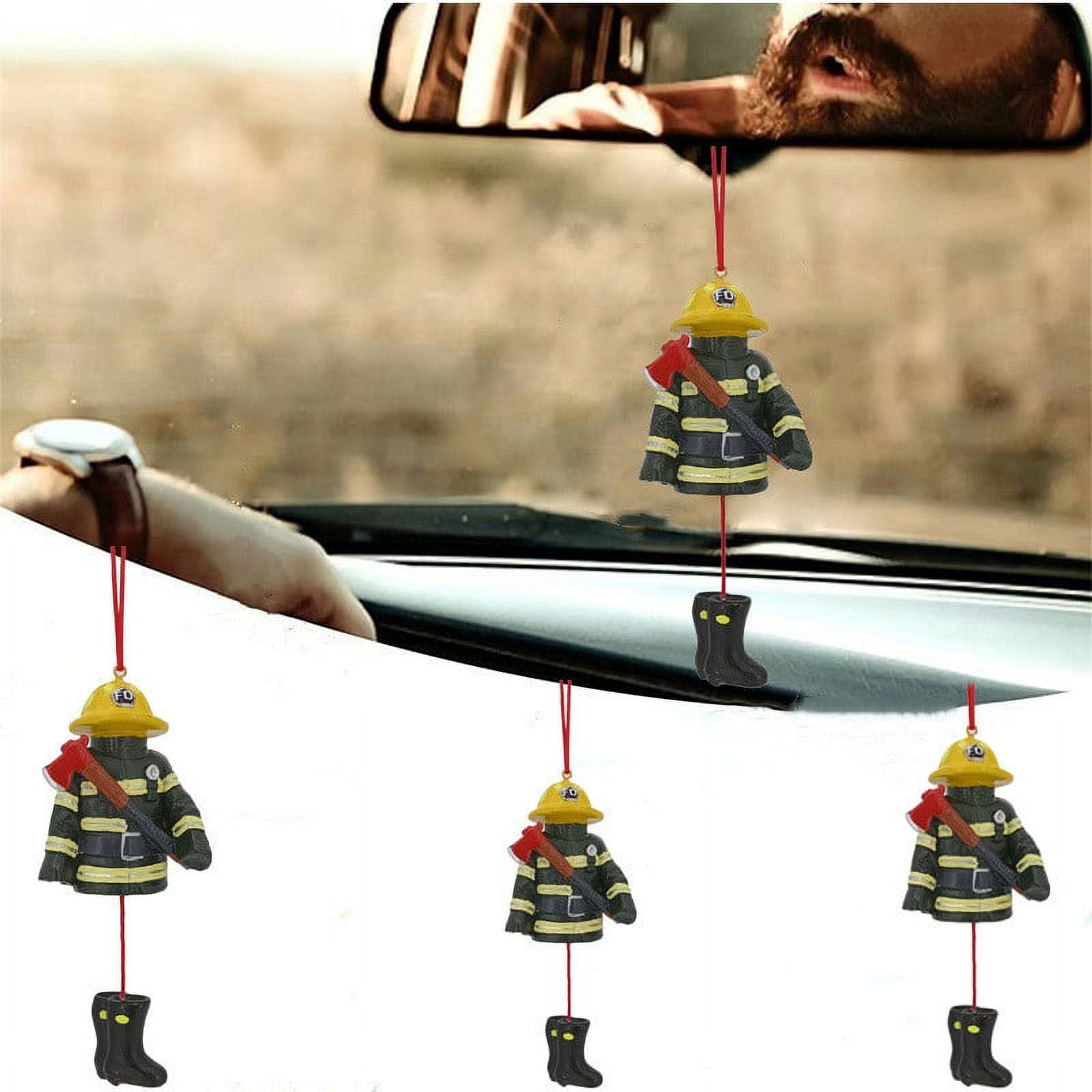 taicans Acrylic Firefighter Uniform Ornament Firefighter Gifts ...