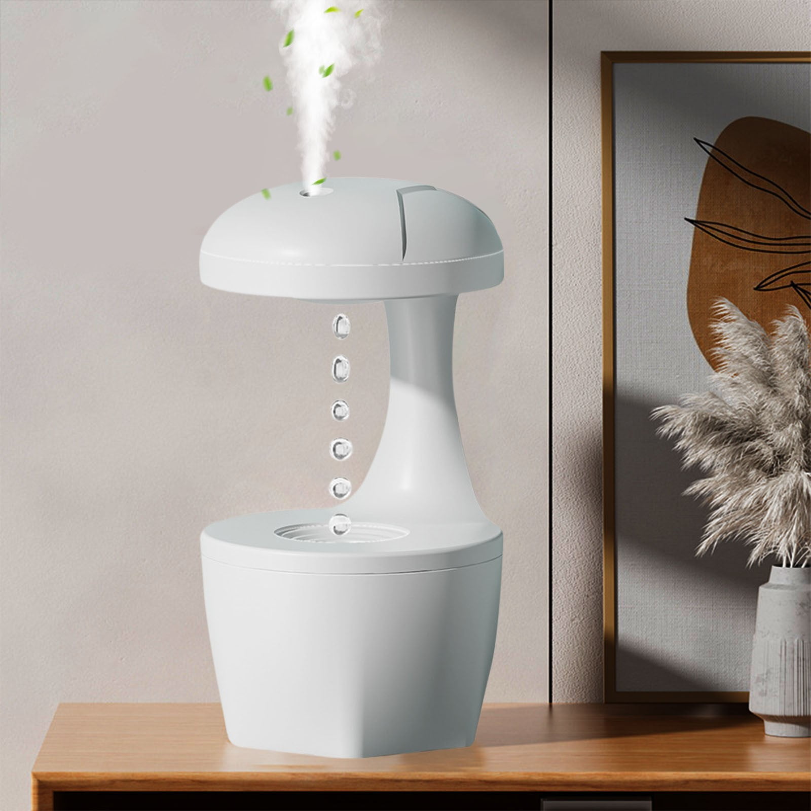 Taicans Anti Gravity Ultrasonic Humidifier,Small Cool Mist Ultrasonic ...