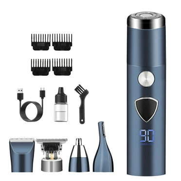 Hatteker Men's 4 in 1 Electric Shaver: Rotary Razor, Beard & Nose ...