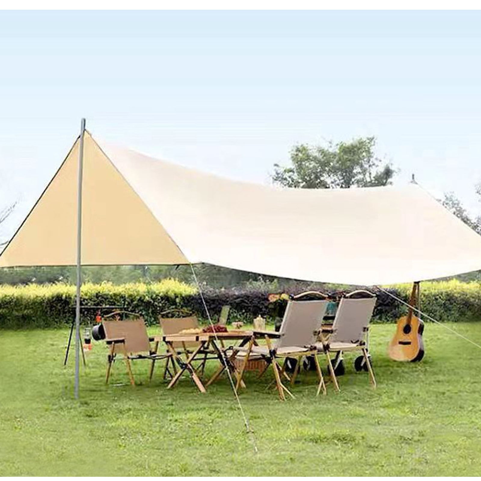 taicans Camping Tarp,10 x10 Ft Outdoor Camping Canopy,Waterproof Tent ...