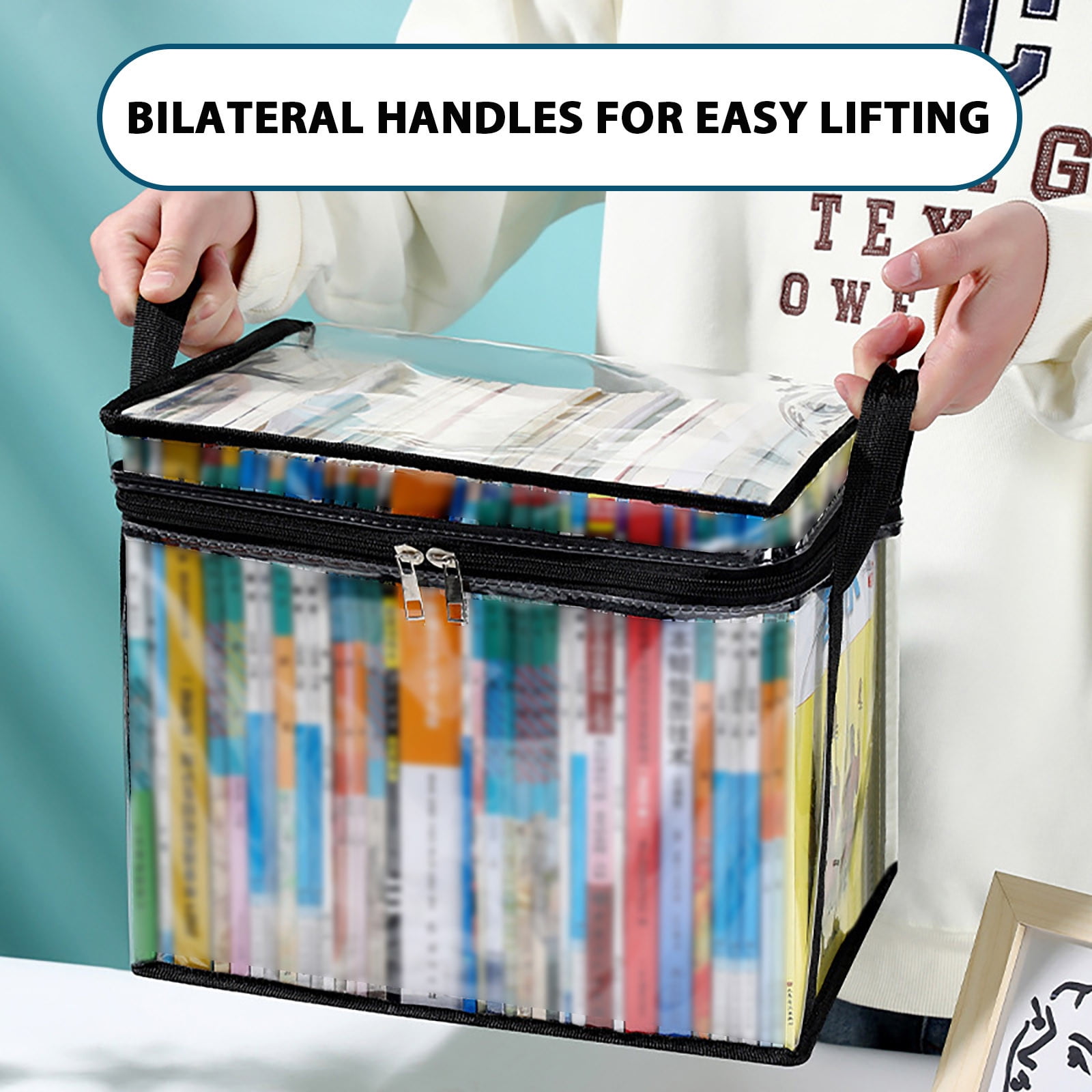 taicans Clear Book Storage Bag,Magazine Protectors,Book Protectors ...