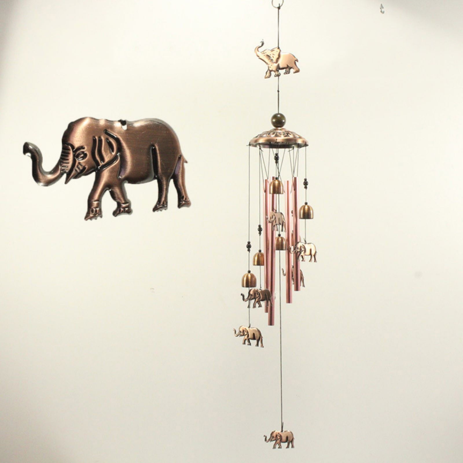 taicans Elephant Wind Chimes Decor,Retro Wind Chimes Bell,Mobile ...