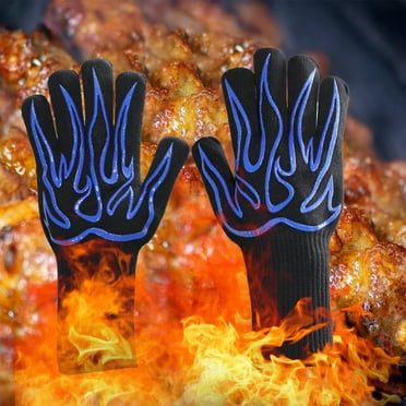 1 PAIR Extreme Heat Resistant Gloves BBQ Grilling Cooking 1472℉ Mitts Oven-NEW - Walmart.com