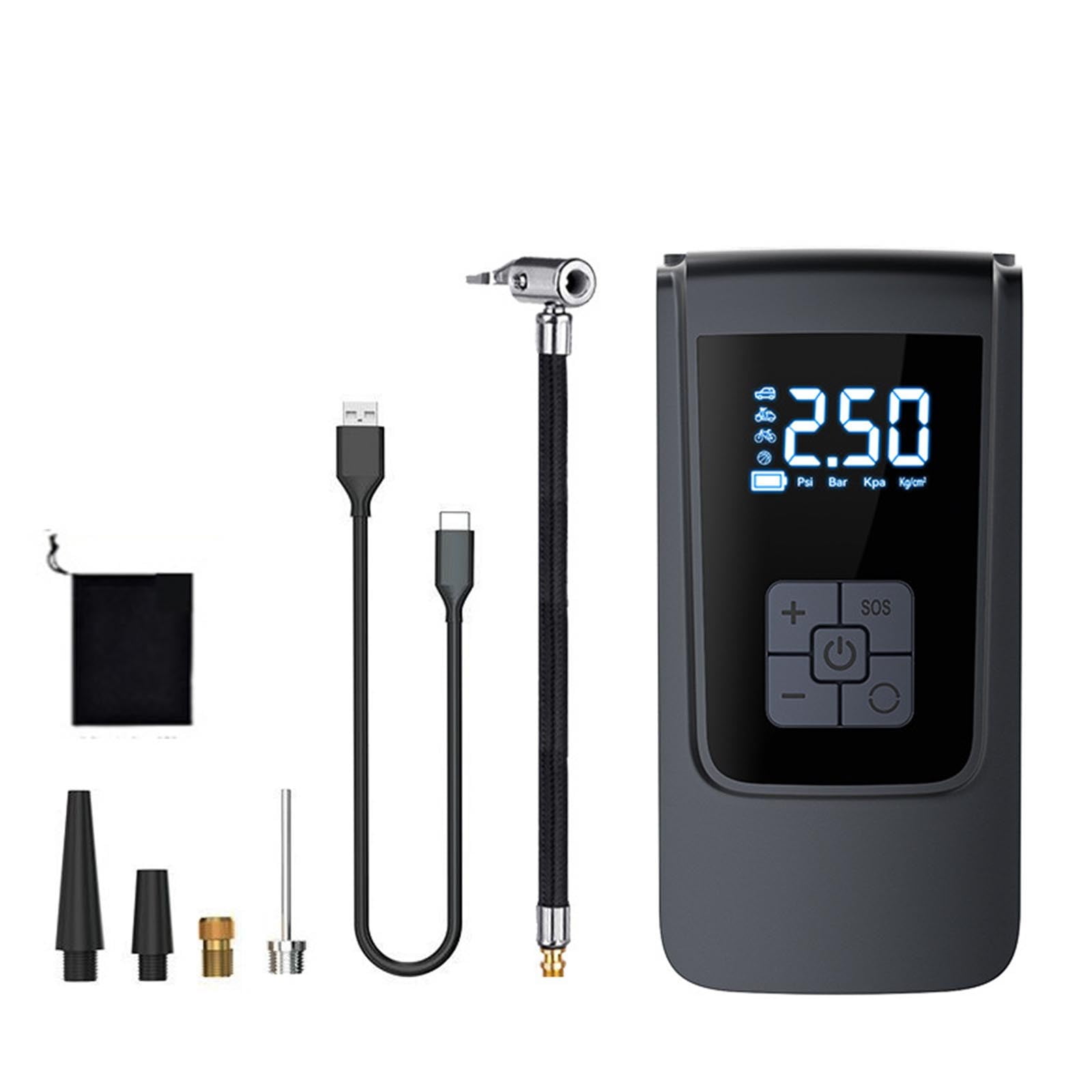 taicans Tire Inflator Portable Air Compressor,150 PSI Electric Bike ...